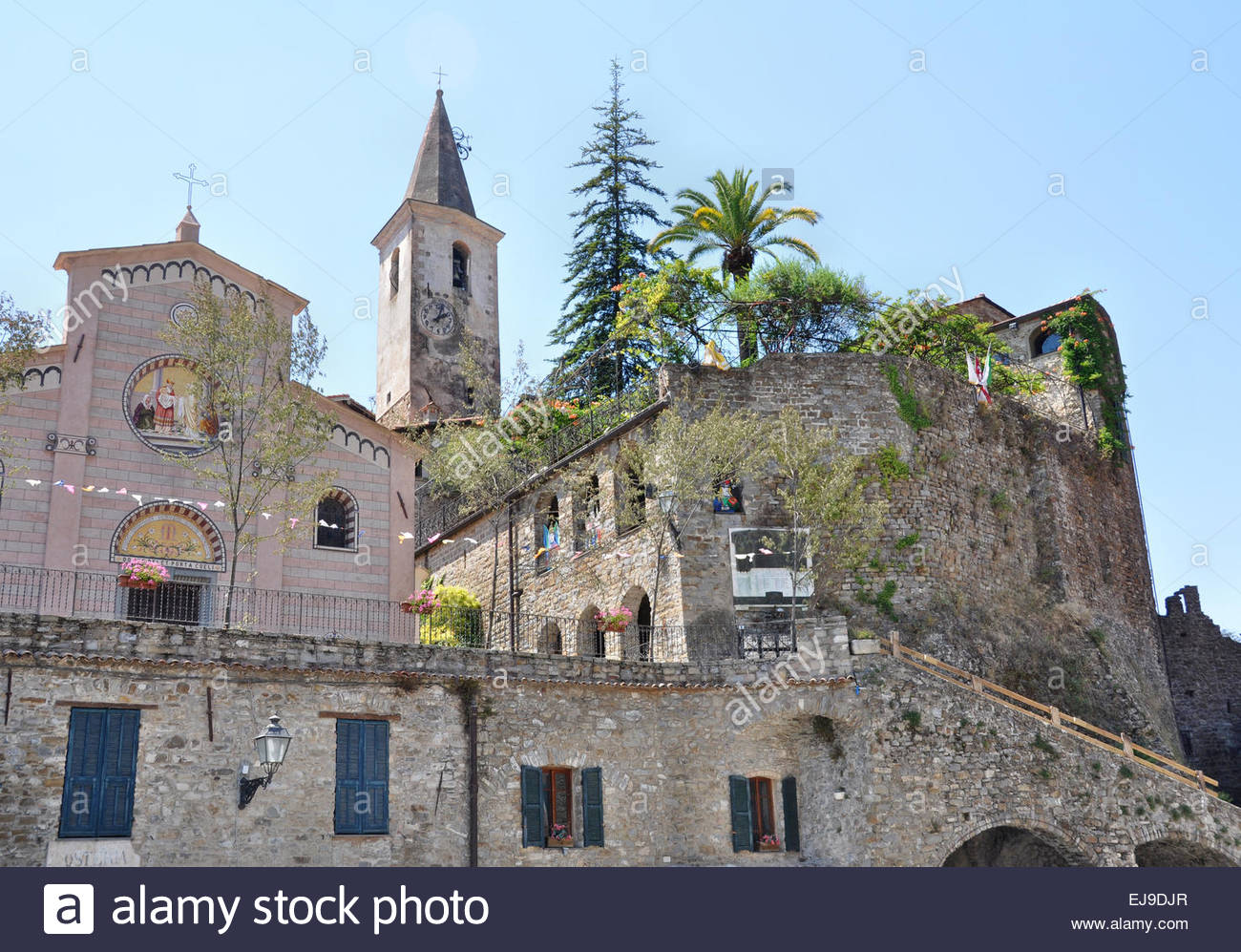 Village Apricale Liguria Italy Stock Photos & Village Apricale Liguria ...