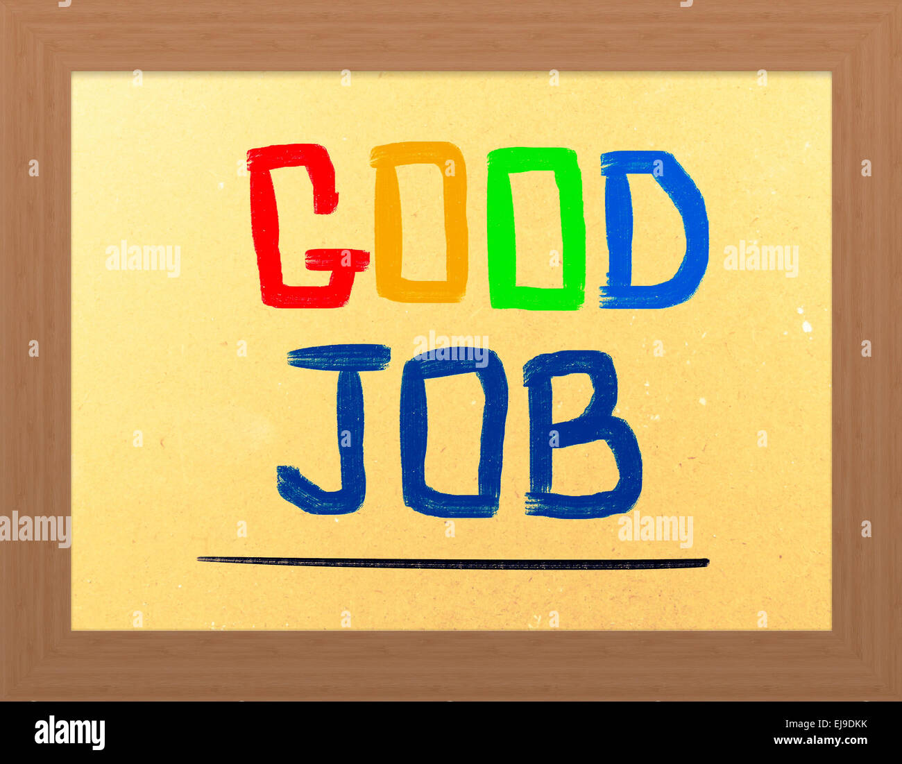 Good Job Concept Stock Photo - Alamy