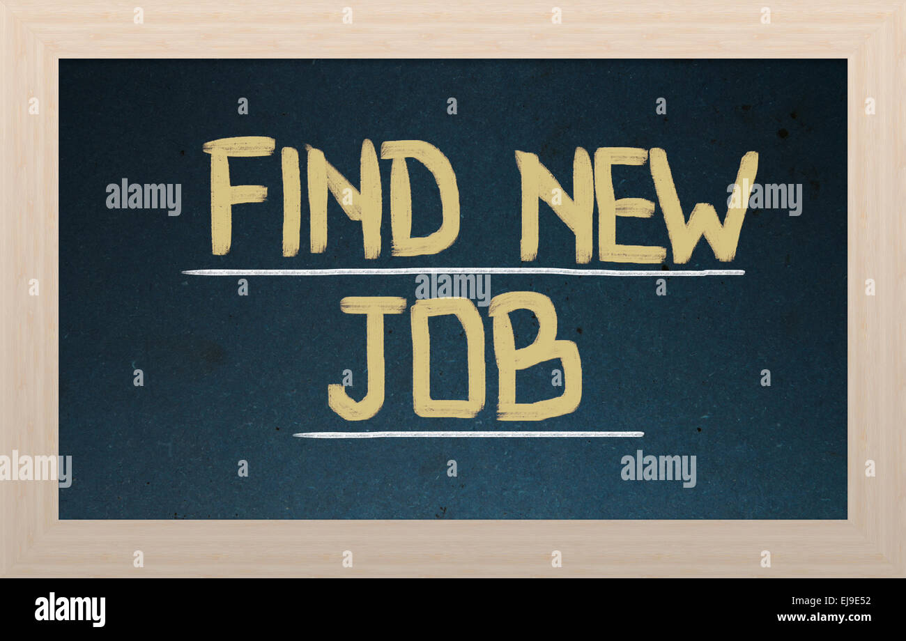 Find New Job Concept Stock Photo - Alamy