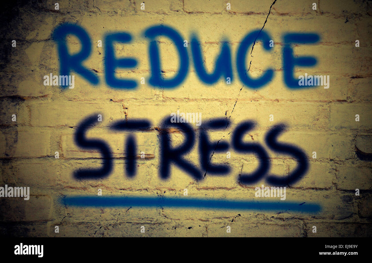 Reduce Stress Concept Stock Photo - Alamy