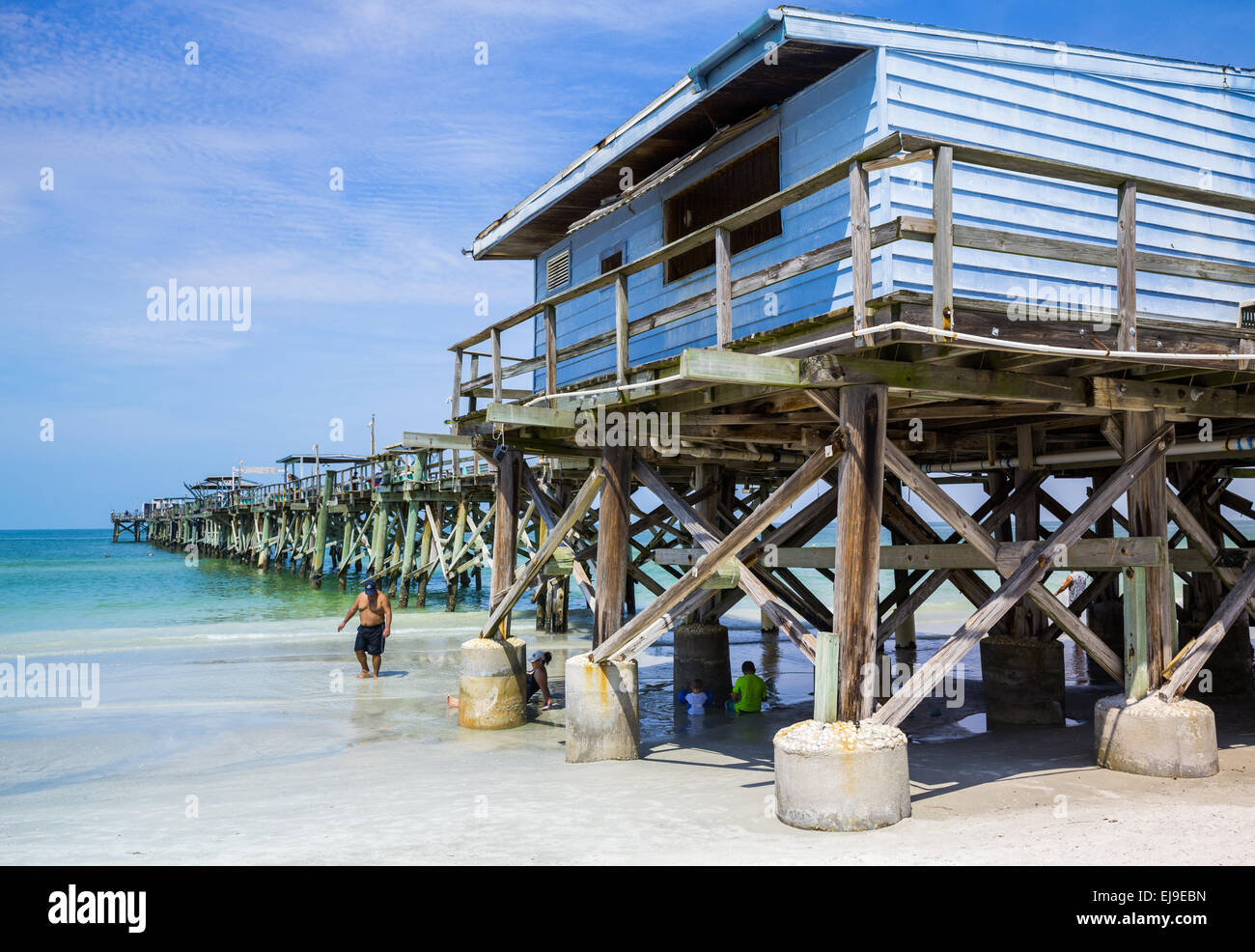 Redington Beach and pier in Pinellas County Stock Photo - Alamy