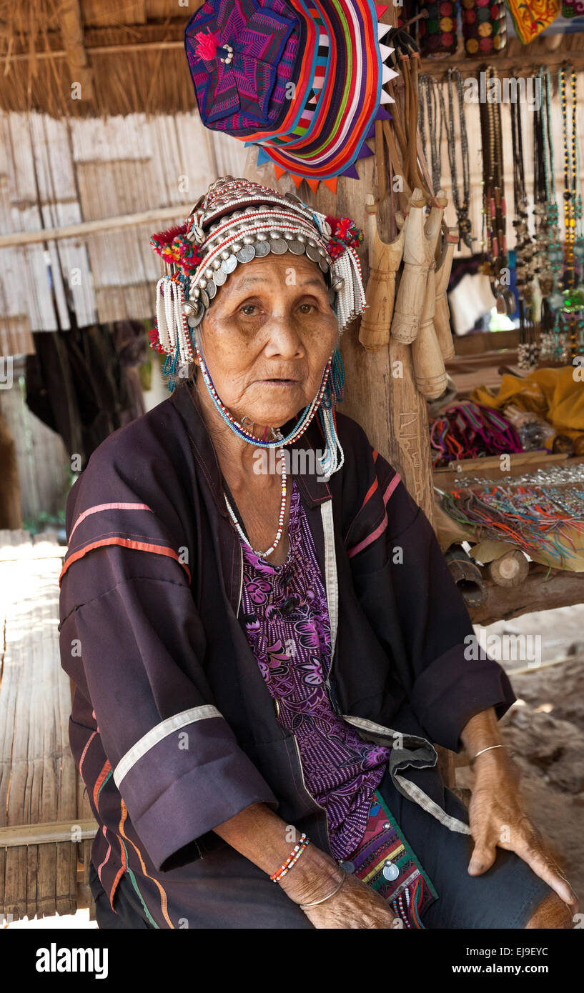 Akha tribes hi-res stock photography and images - Alamy