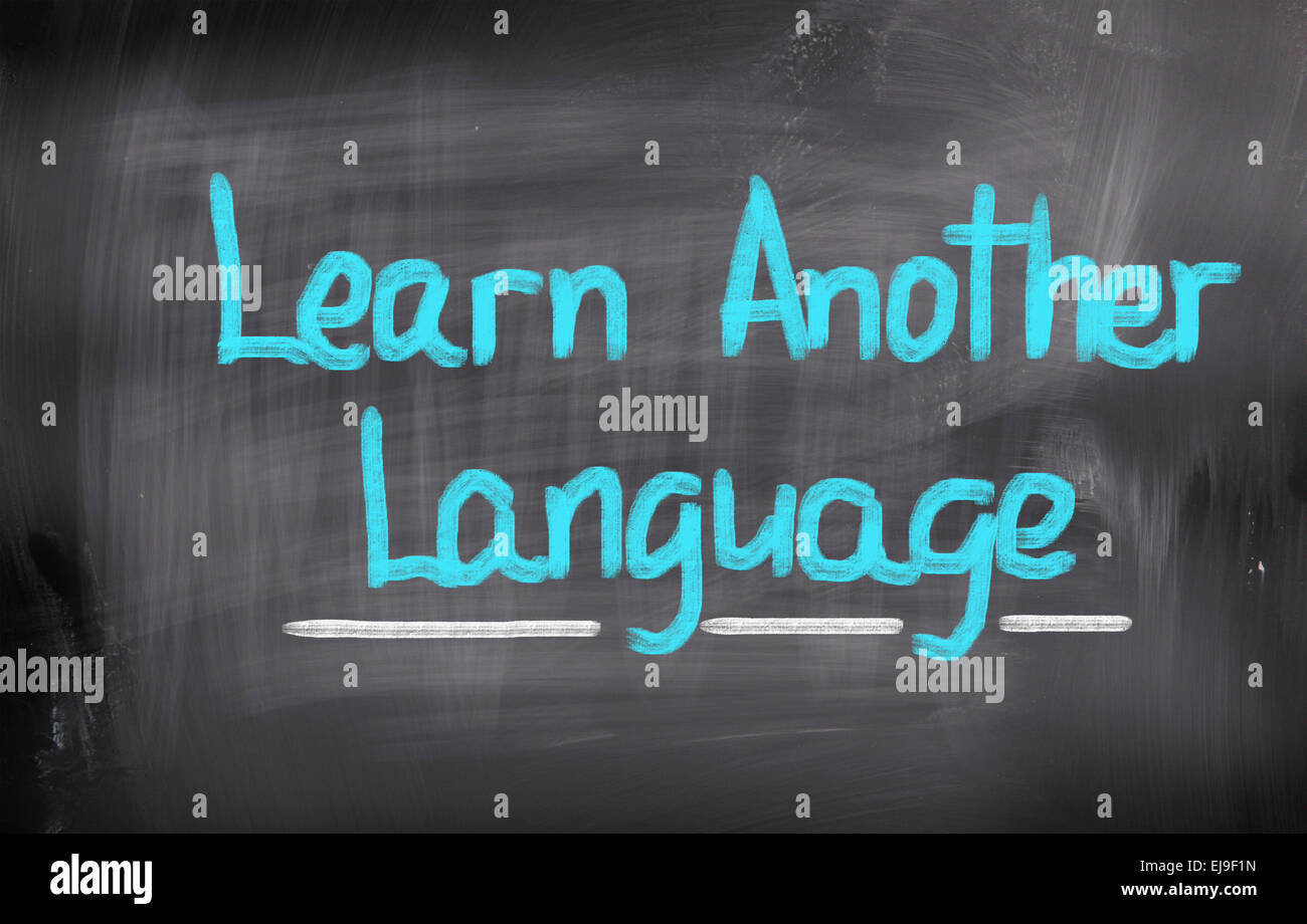 Learn Another Language Concept Stock Photo - Alamy
