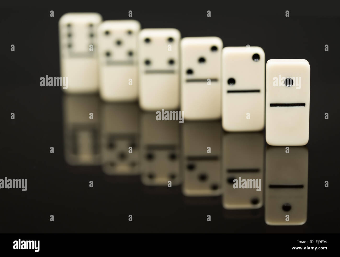 Dominoes success hi-res stock photography and images - Alamy