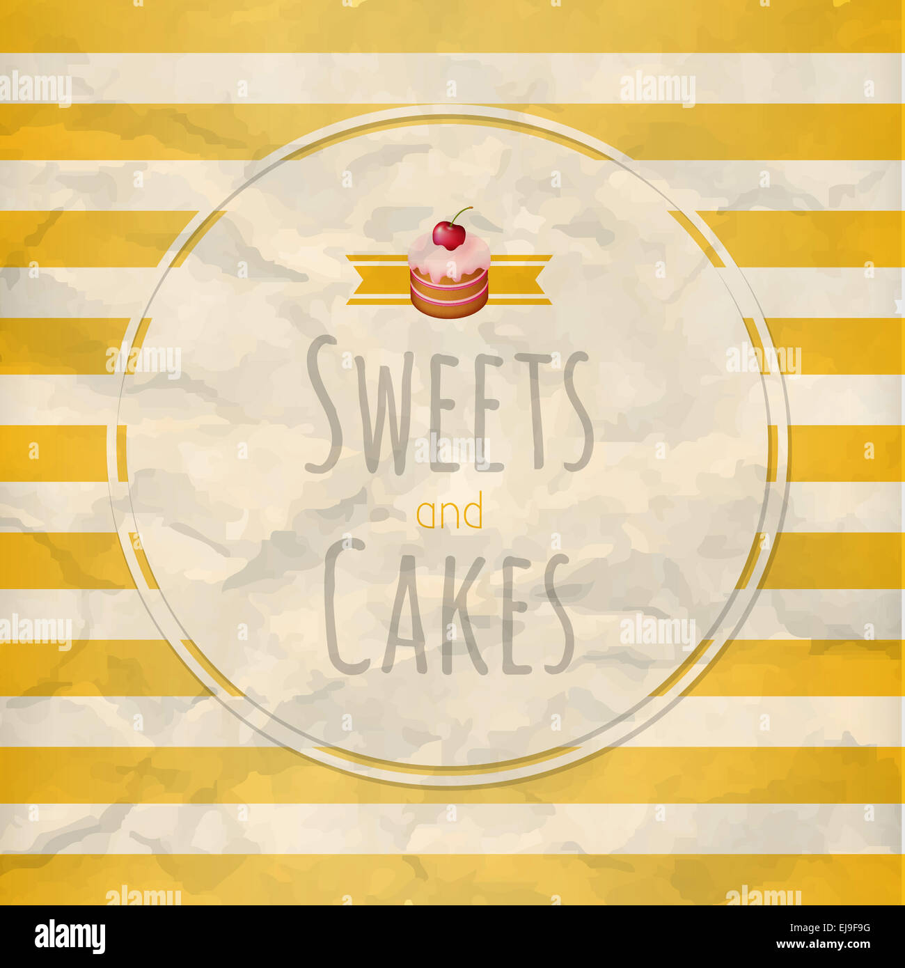 Retro bakery style label set hi-res stock photography and images - Alamy