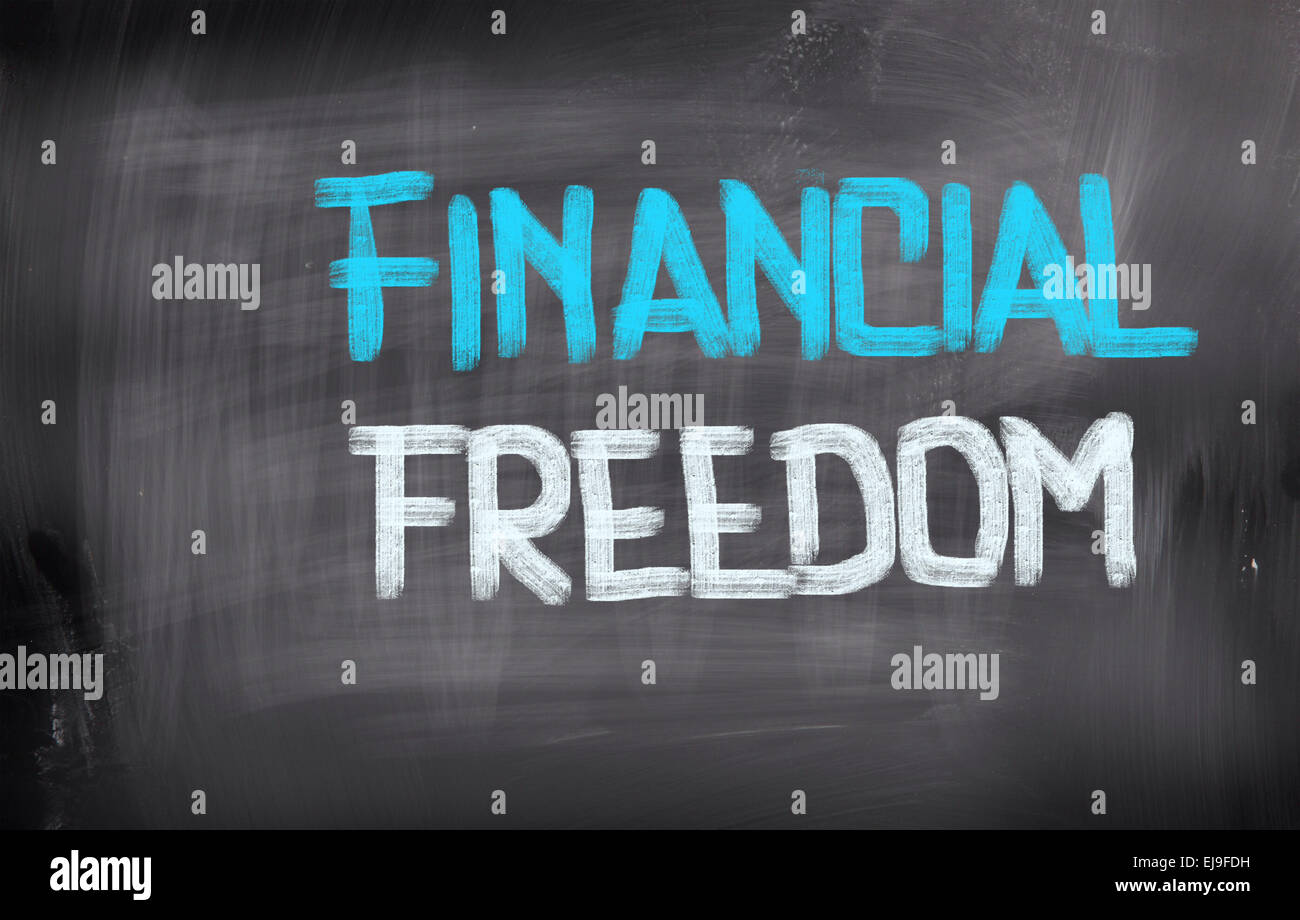 Financial Freedom Concept Stock Photo - Alamy