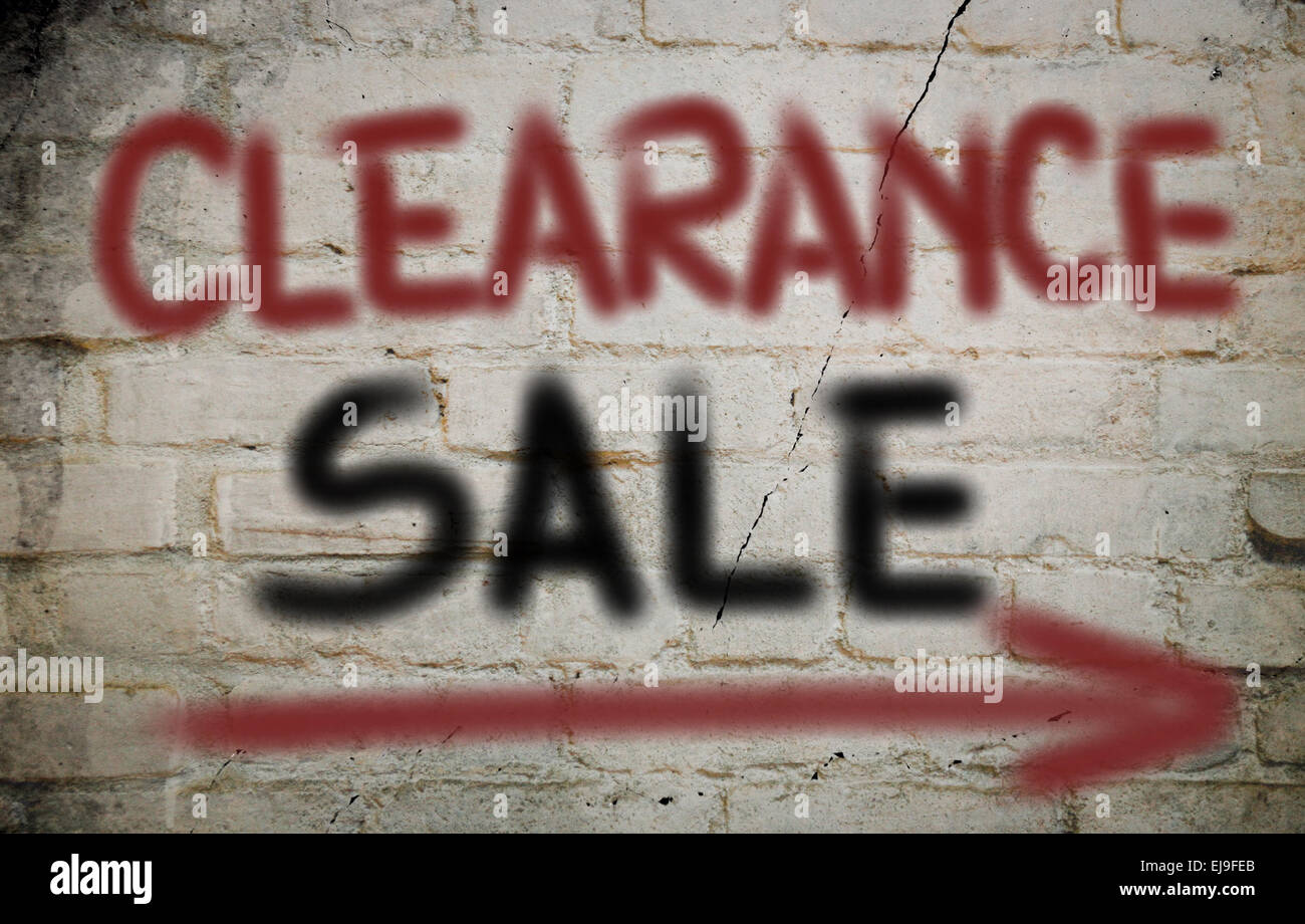 Clearance Sale Concept Stock Photo - Alamy