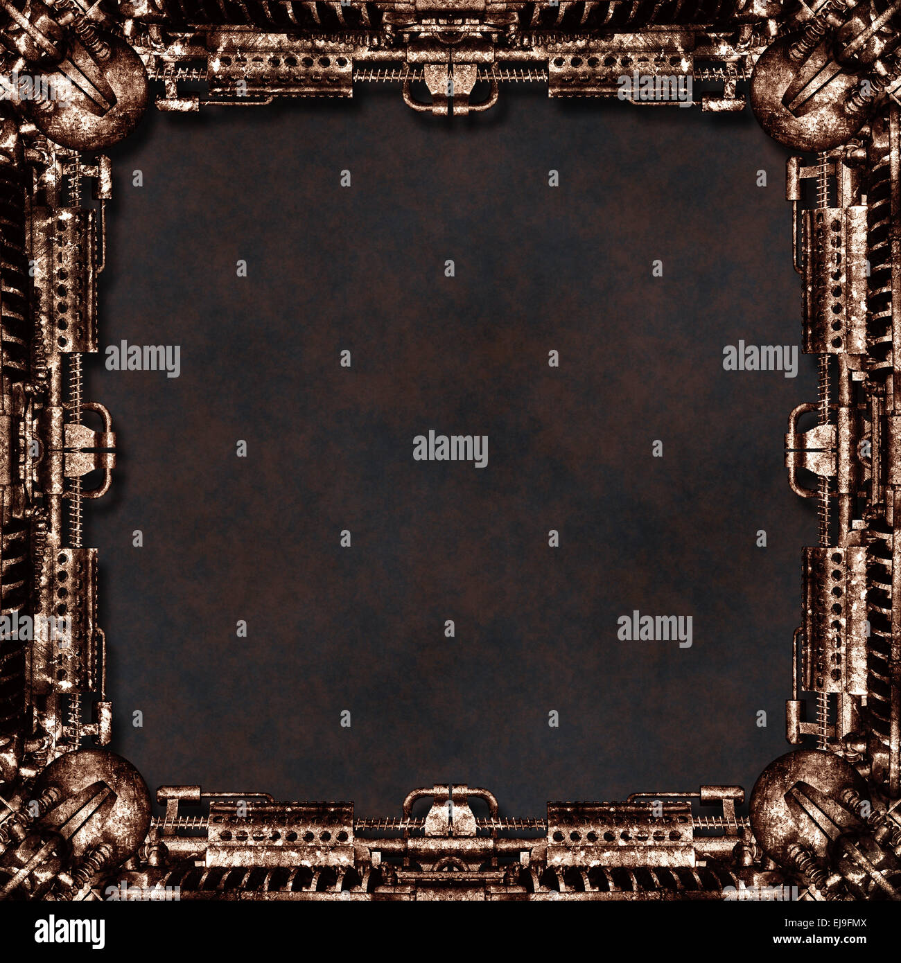 Picture Frames technically and rusty Stock Photo - Alamy