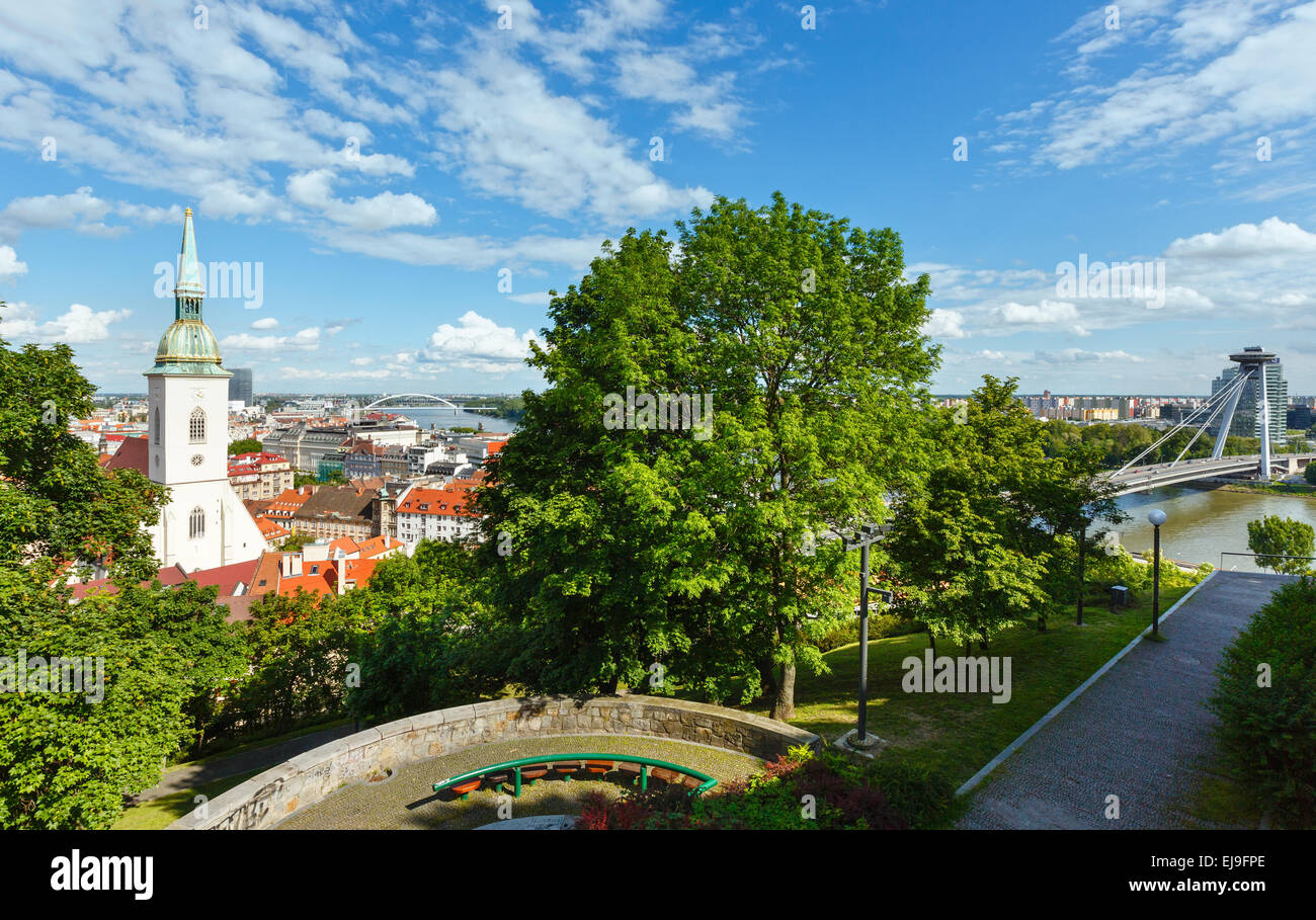 Bratislava City spring view (Slovakia Stock Photo - Alamy