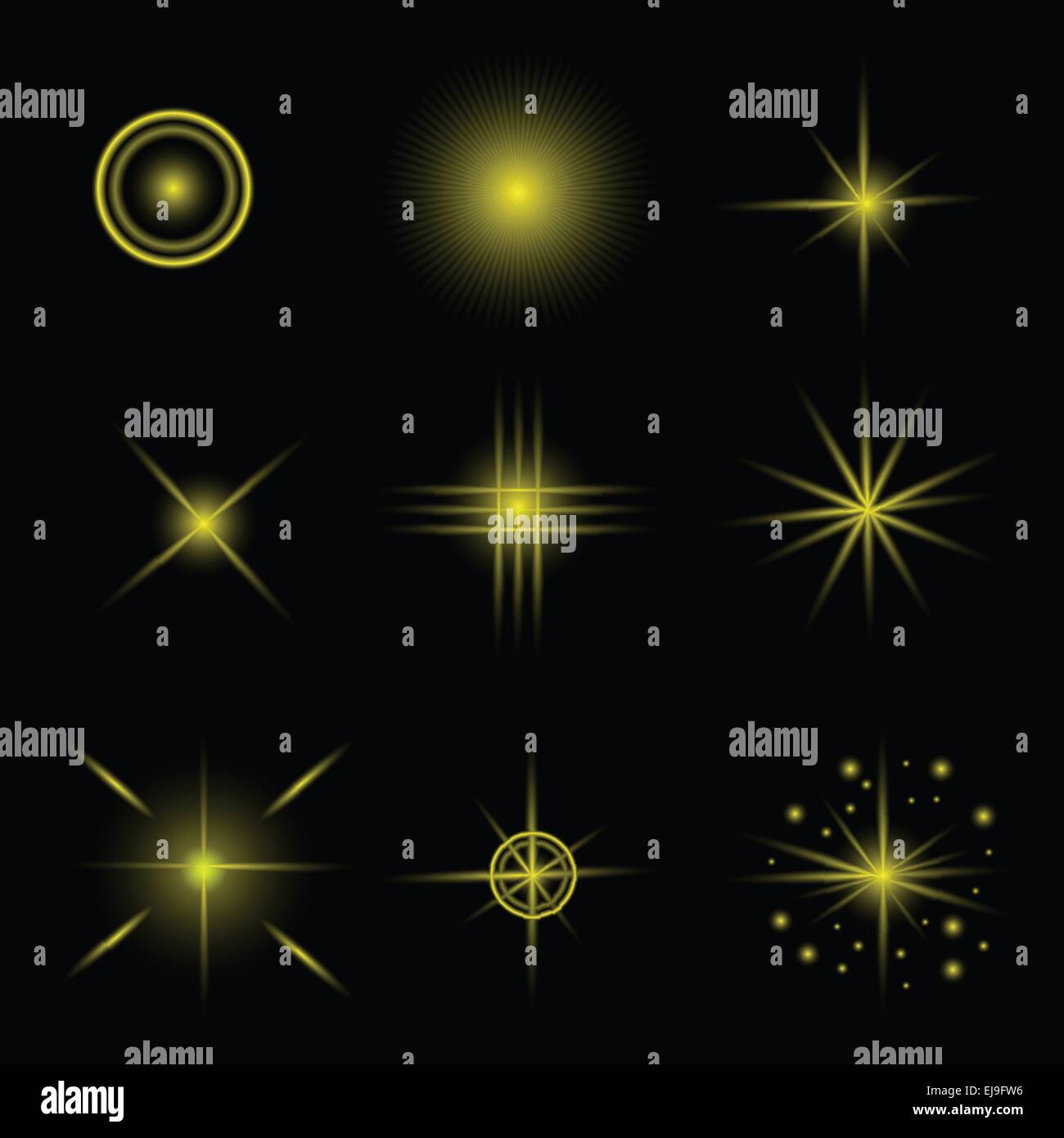 set of stars Stock Photo - Alamy