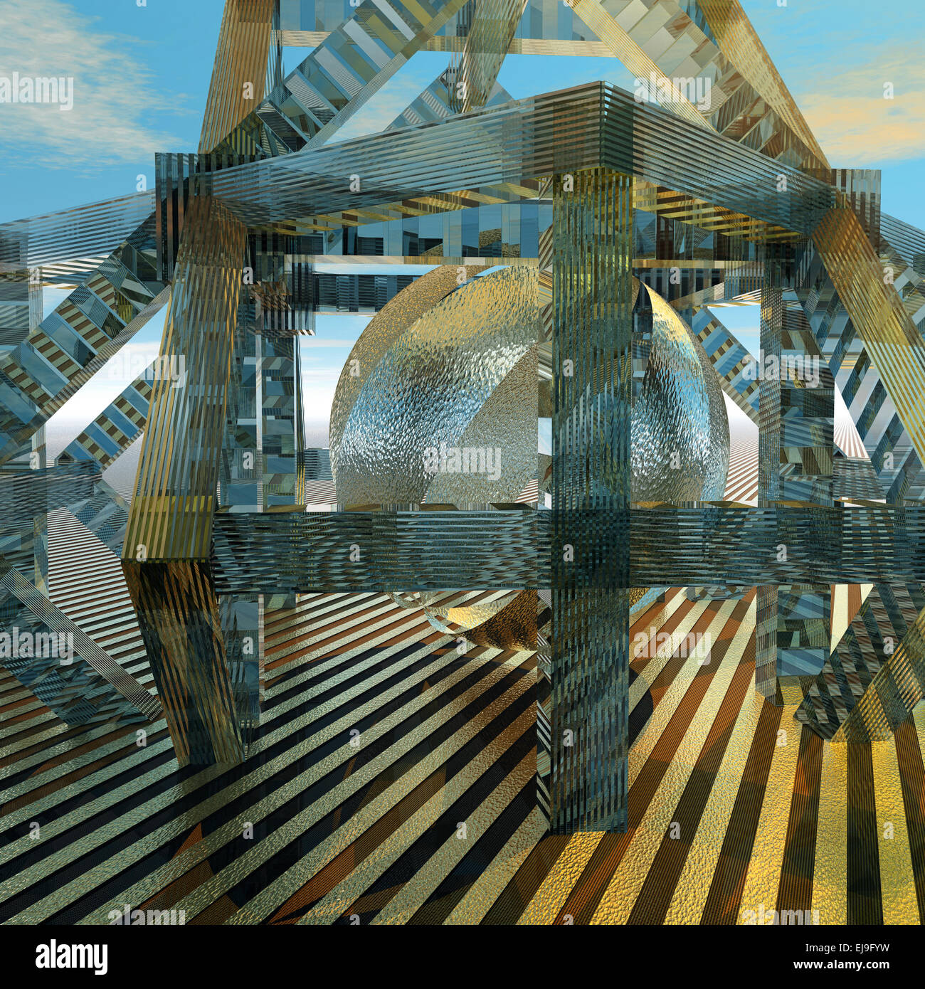 In the golden cage Stock Photo - Alamy