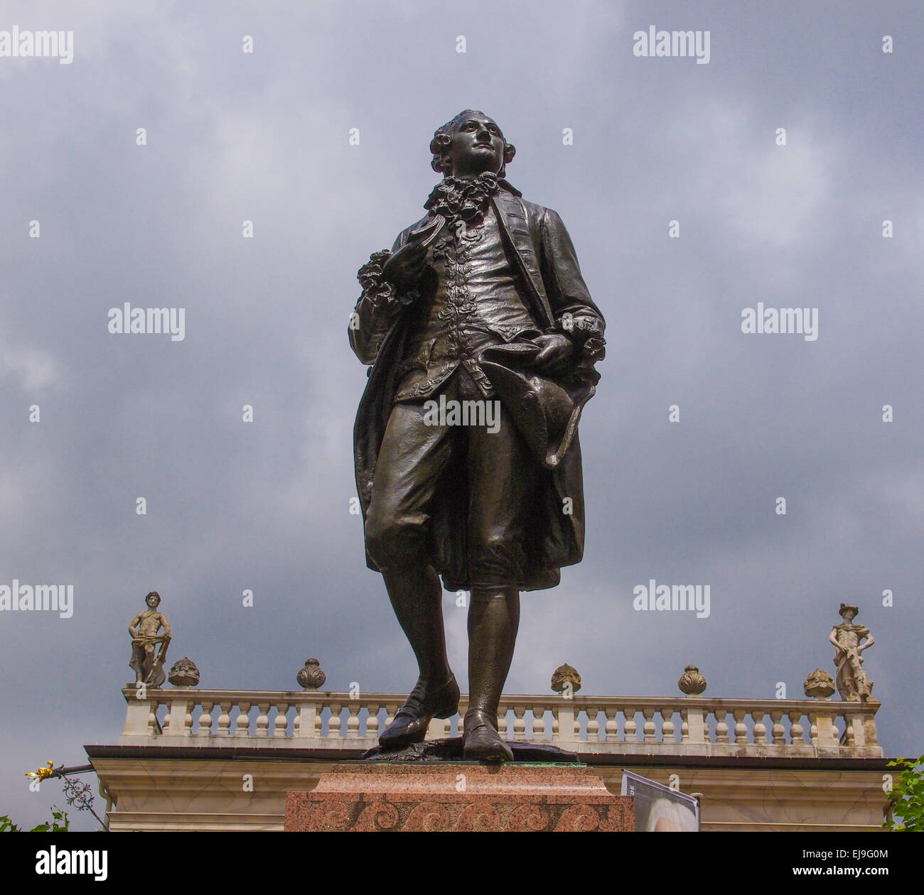 Goethe Denkmal Leipzig Stock Photo - Alamy