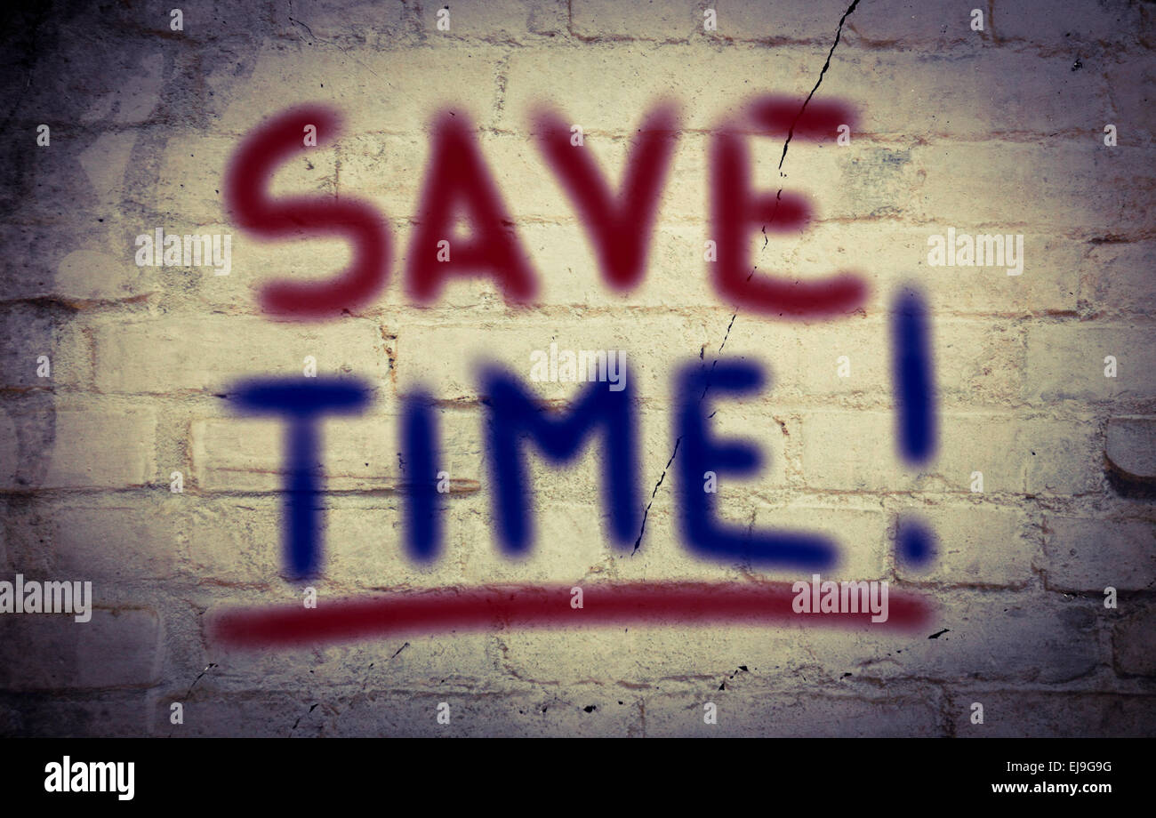 Save Time Concept Stock Photo - Alamy