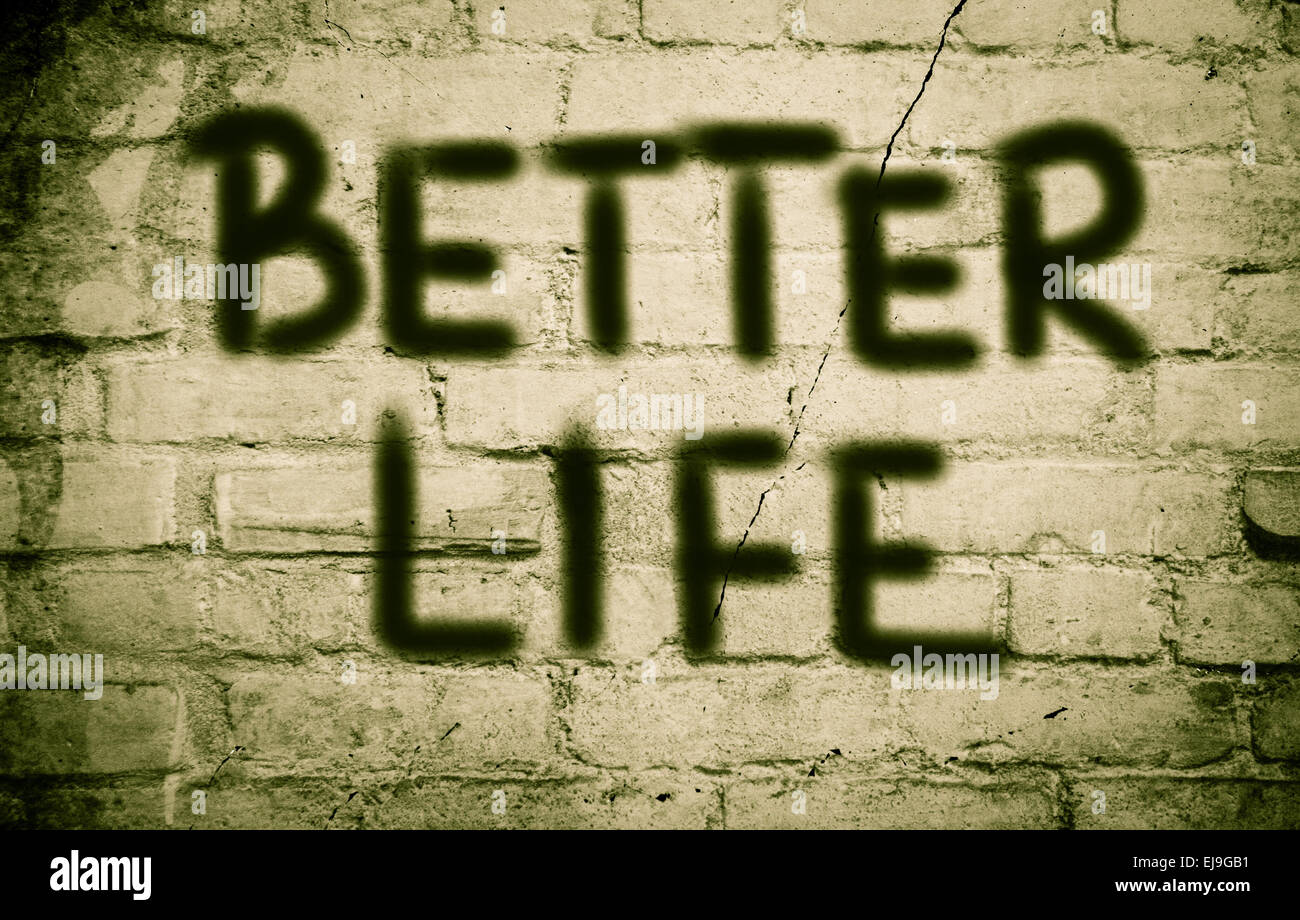 Better Life Concept Stock Photo - Alamy