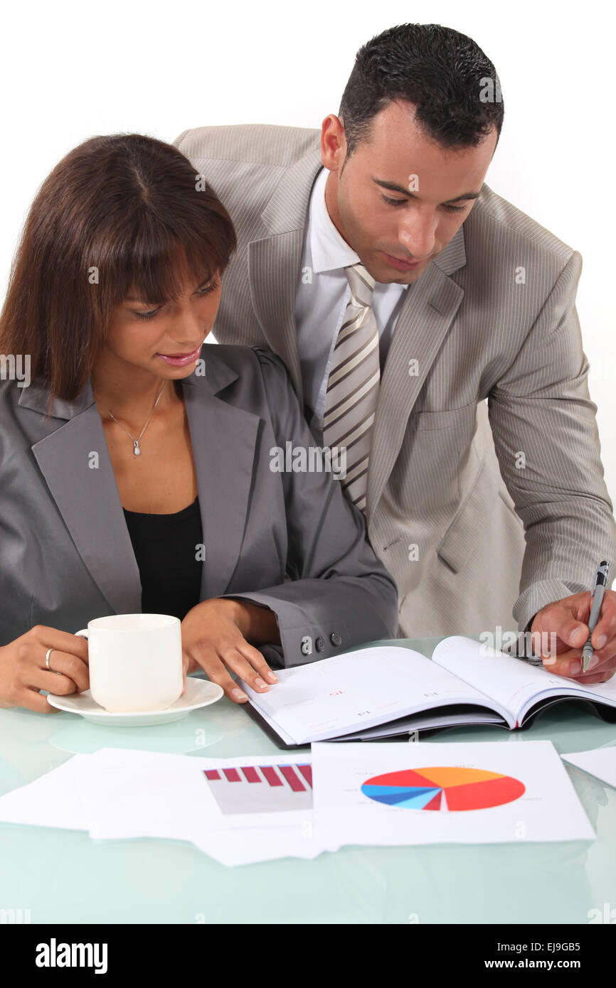 Interpreting business hi-res stock photography and images - Alamy