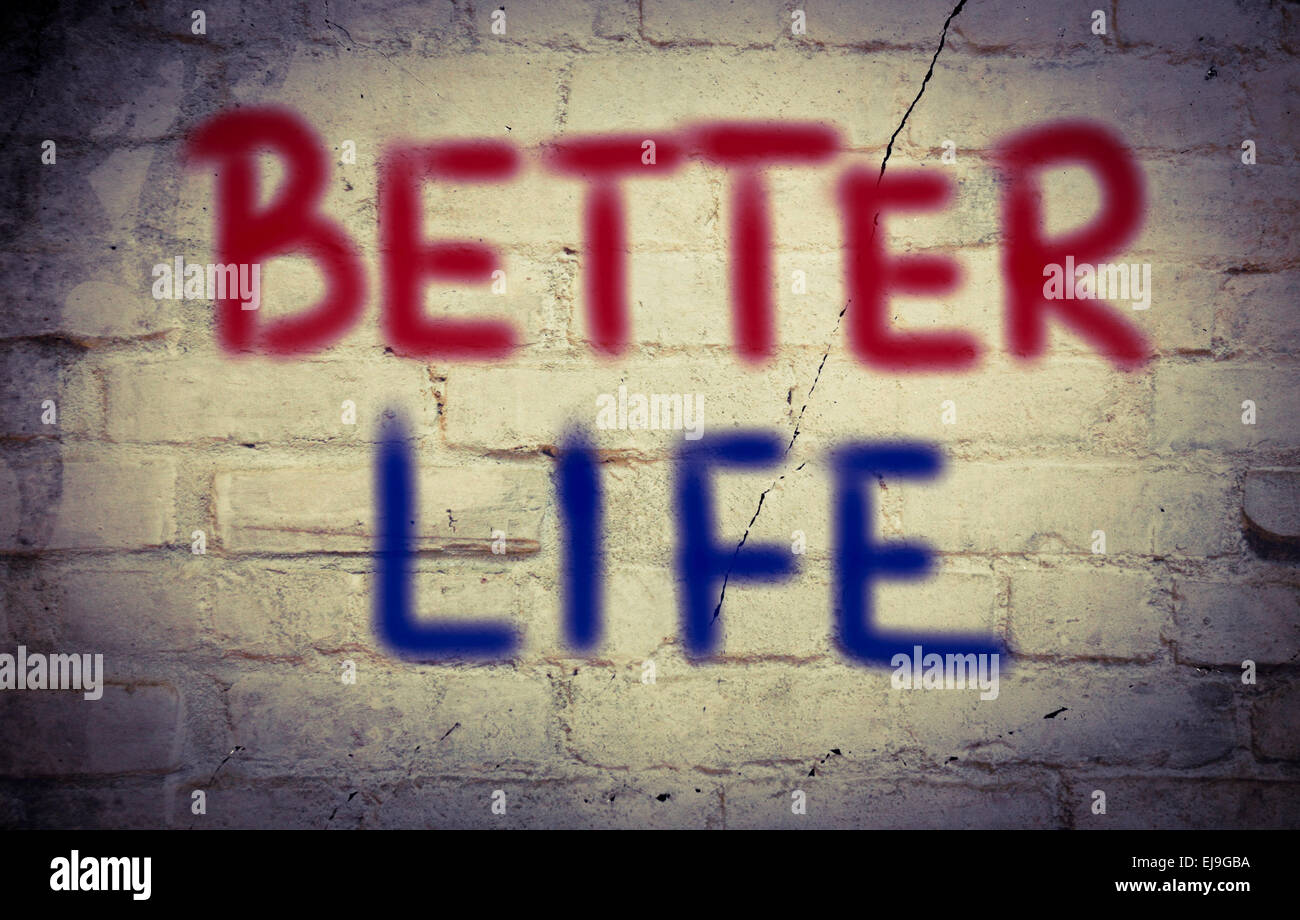 Better Life Concept Stock Photo - Alamy