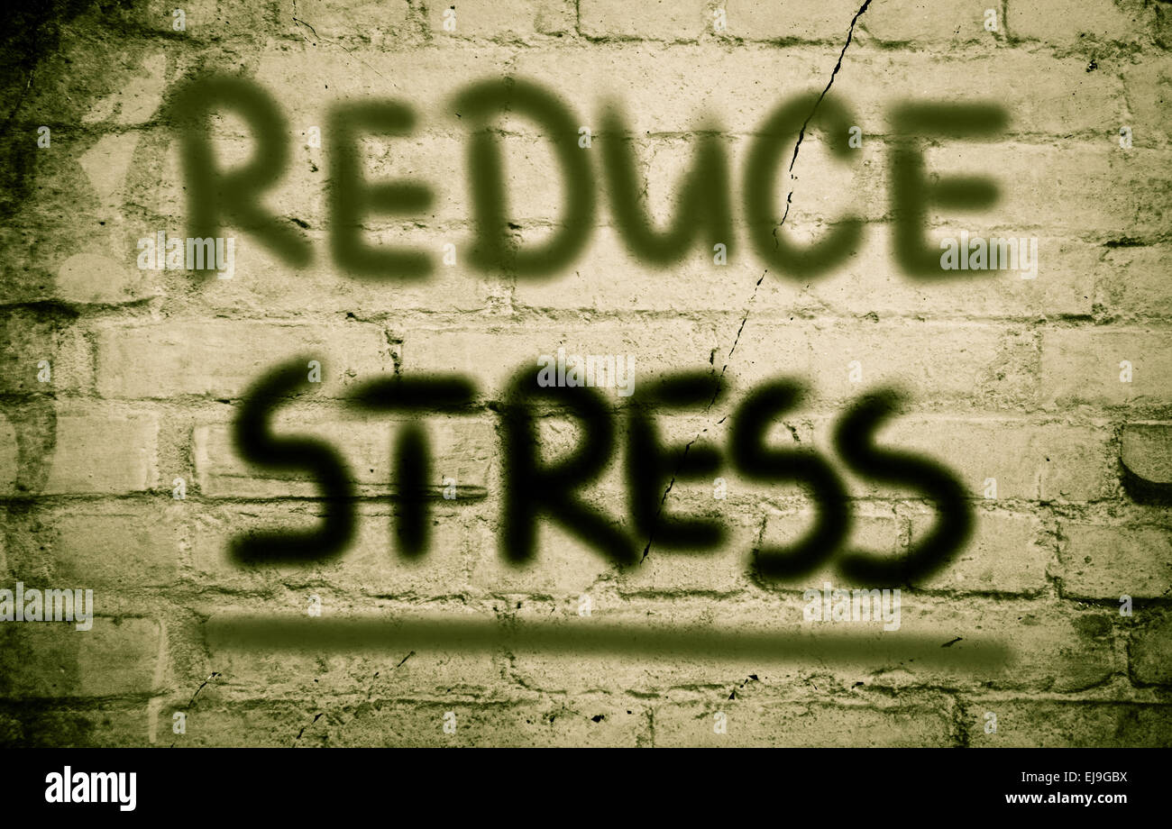 Reduce Stress Concept Stock Photo - Alamy
