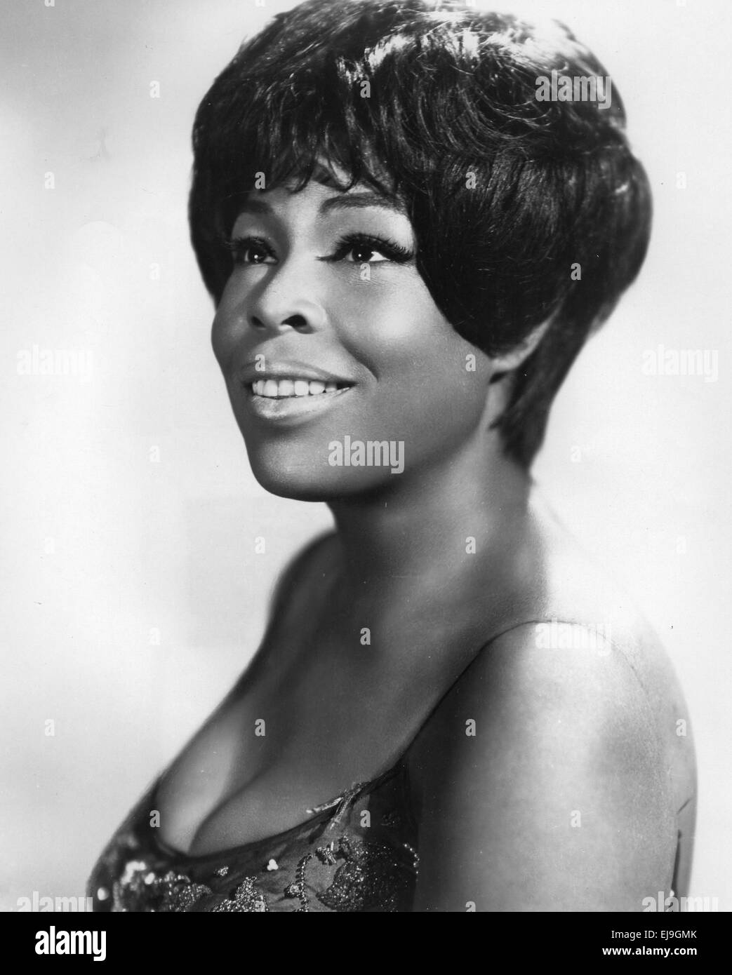 GLORIA LYNNE (1929-2013) Promotional photo of US jazz singer about 1965 ...