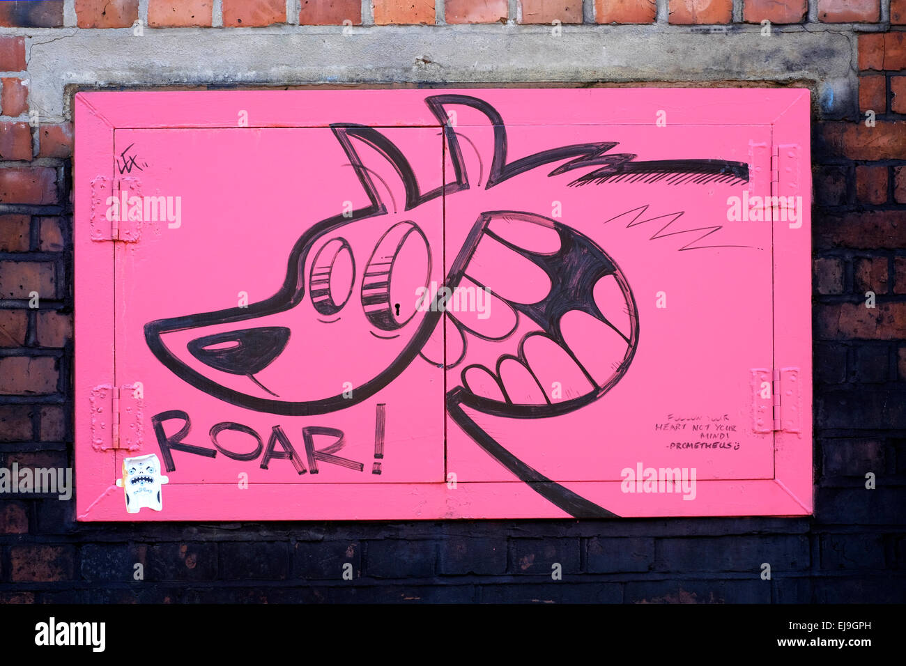 modern street art graffiti spray painted on a wall Stock Photo - Alamy