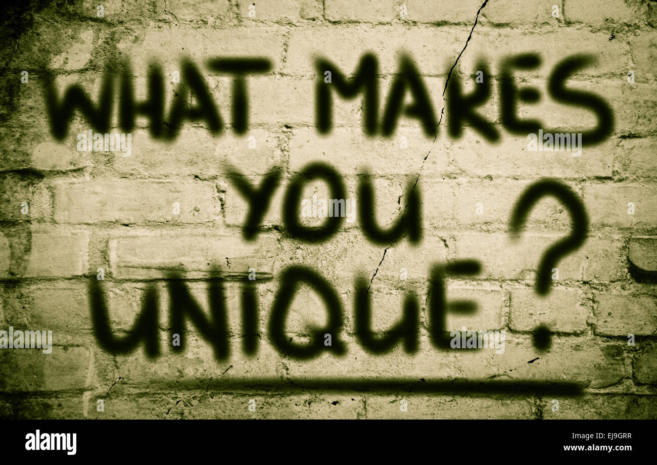 Unique attributes hi-res stock photography and images - Alamy