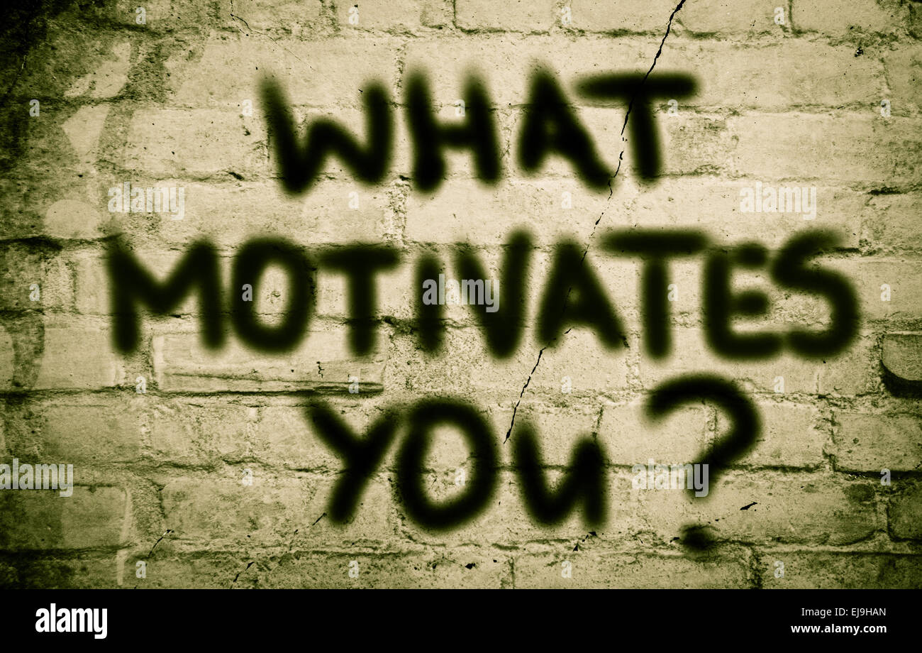 What Motivates You Concept Stock Photo - Alamy