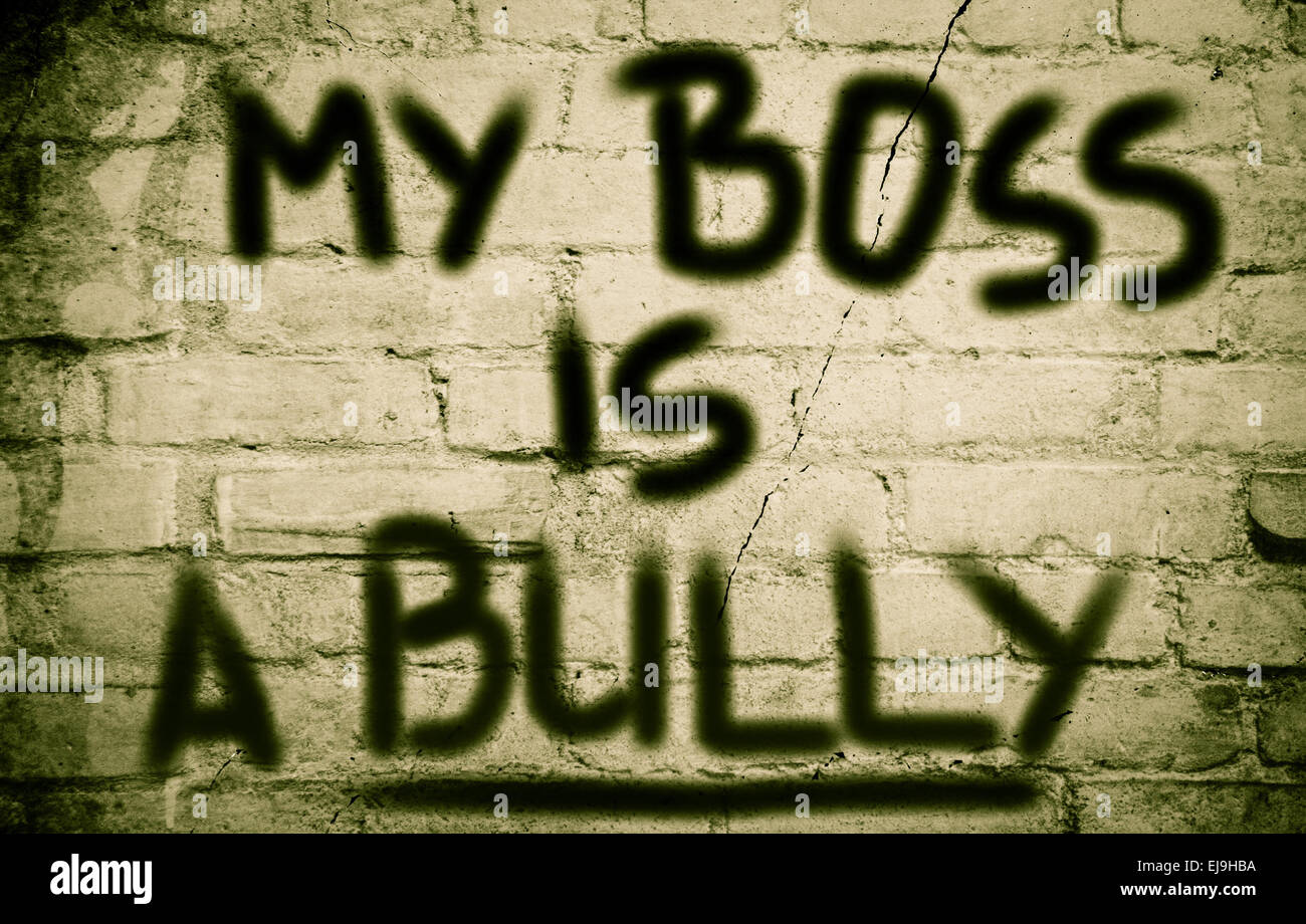 Boss bully hi-res stock photography and images - Alamy