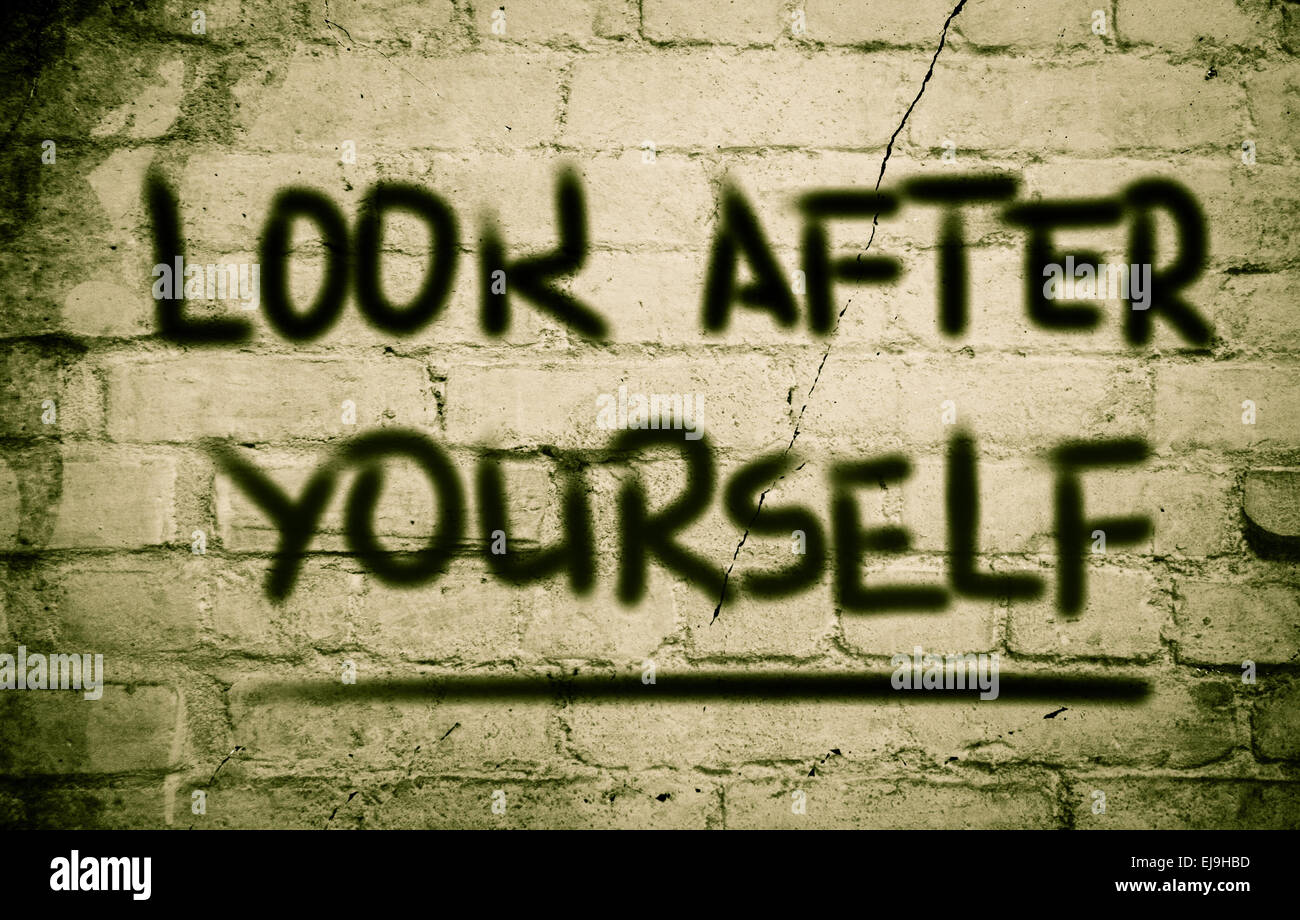 Look After Yourself Concept Stock Photo - Alamy