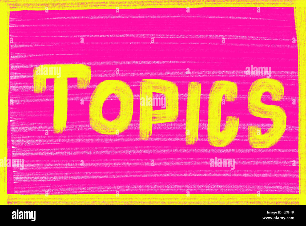 Subject topics hi-res stock photography and images - Alamy