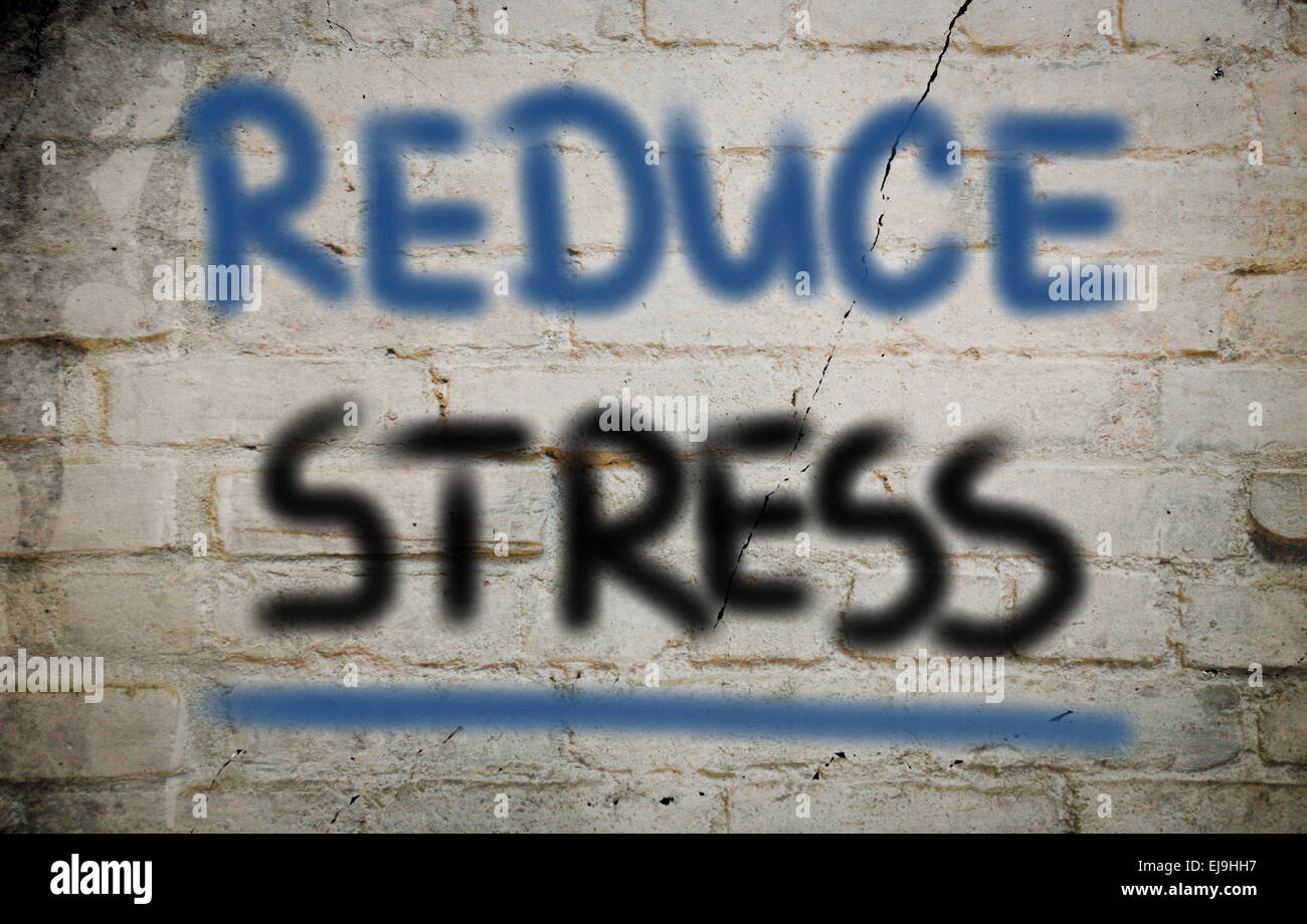 Reduce Stress Concept Stock Photo - Alamy