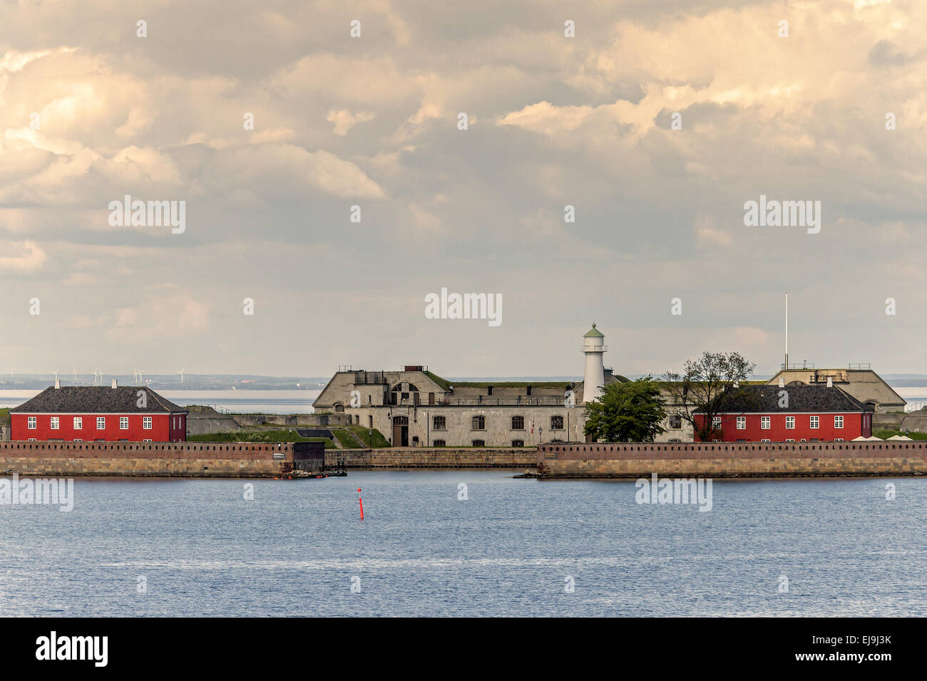 Lighthouse Copenhagen harbour Denmark Stock Photo - Alamy