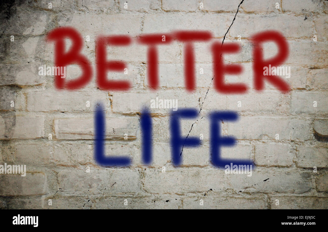 Better Life Concept Stock Photo - Alamy