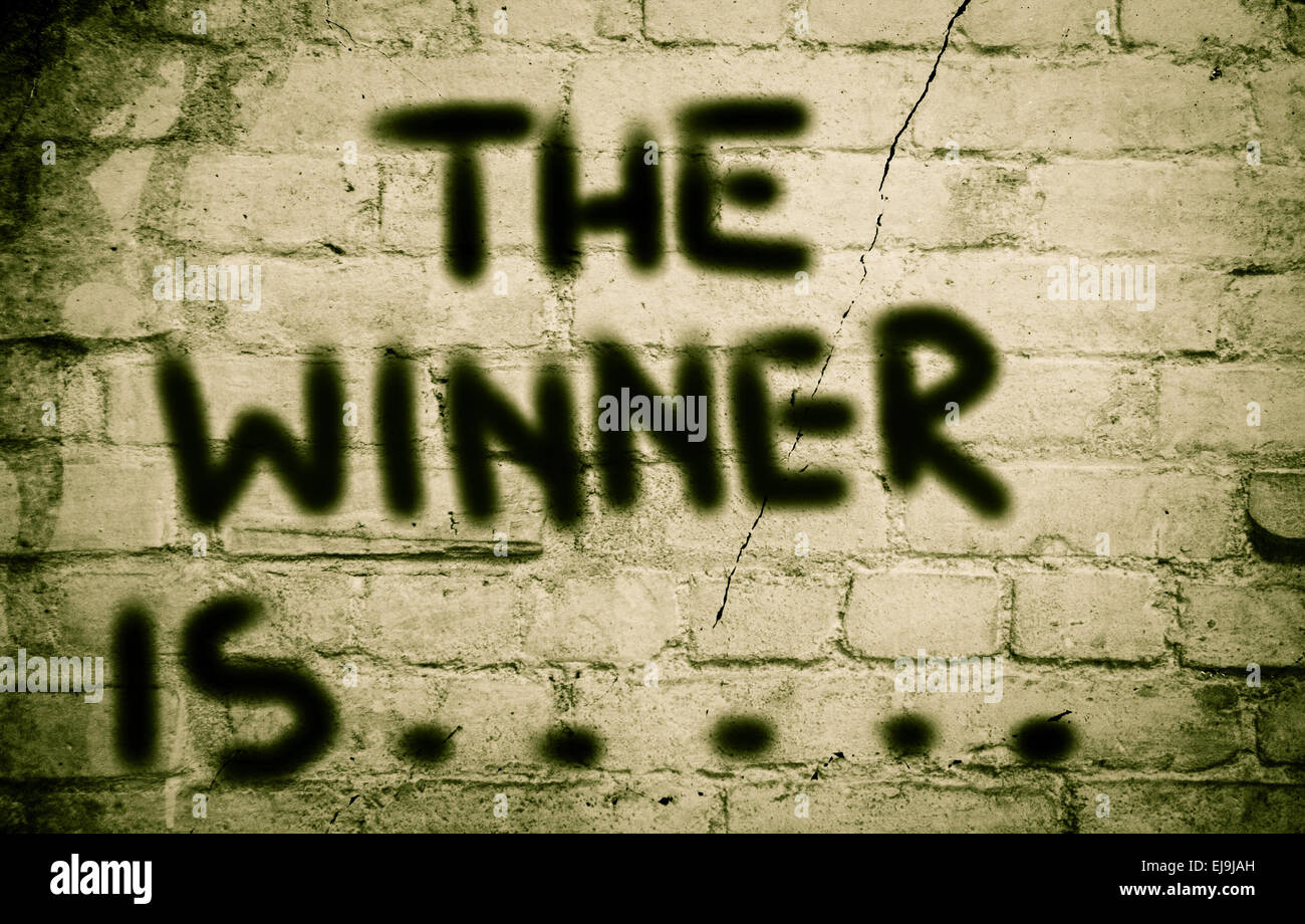 The Winner Is Concept Stock Photo - Alamy
