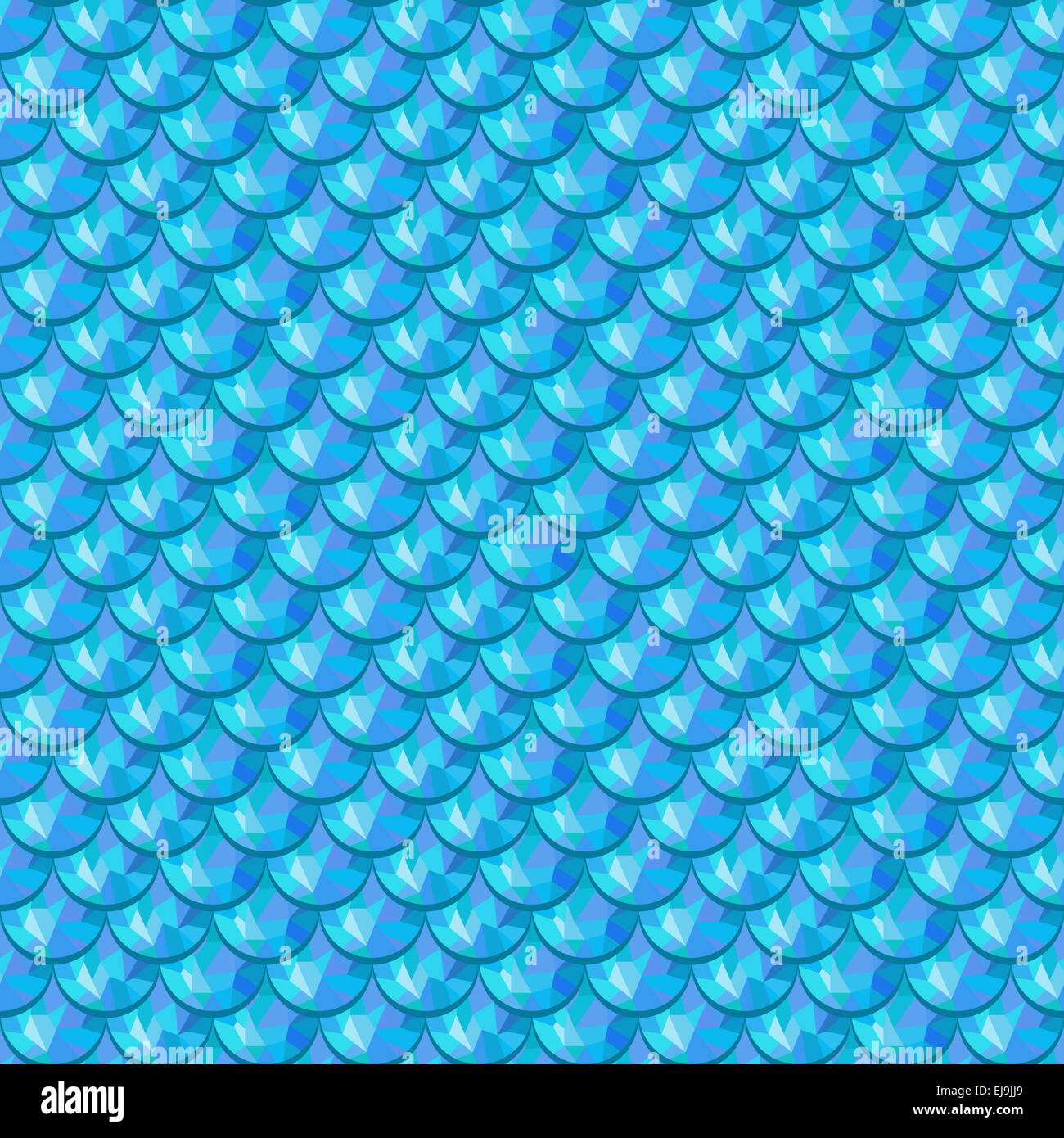Seamless blue polygonal river fish scales. A sample of fish scales ...