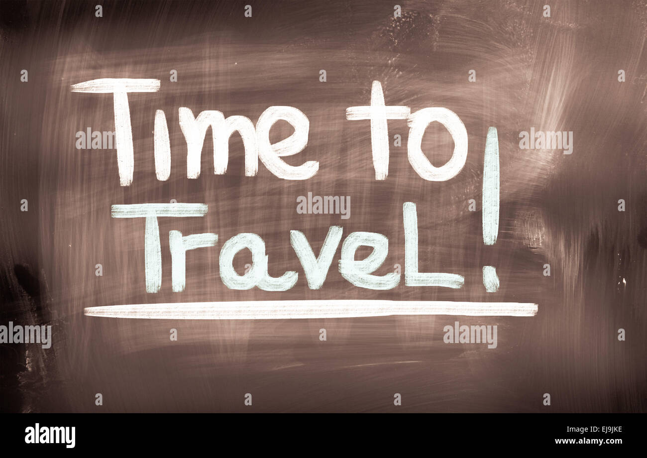 Time To Travel Concept Stock Photo - Alamy