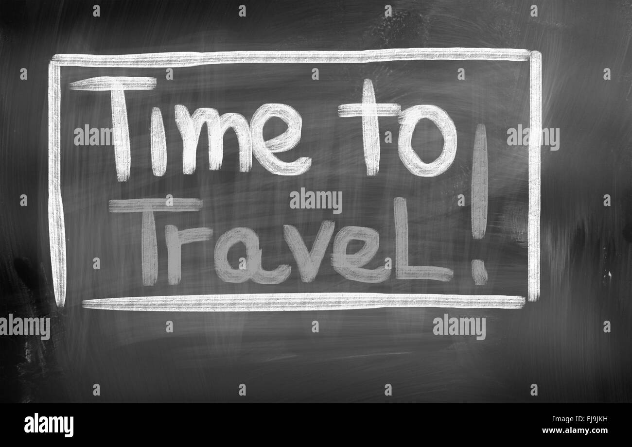 Time To Travel Concept Stock Photo - Alamy