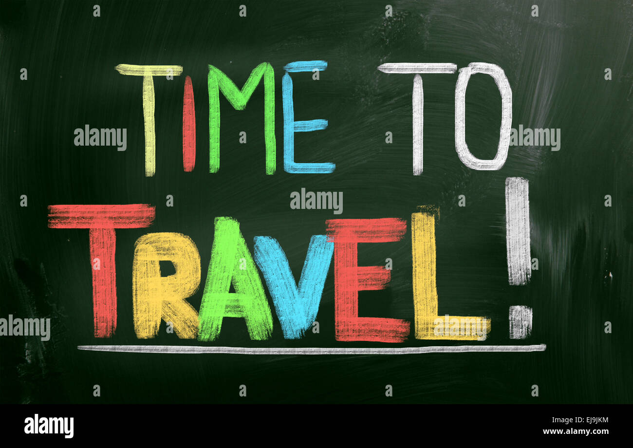Time To Travel Concept Stock Photo - Alamy