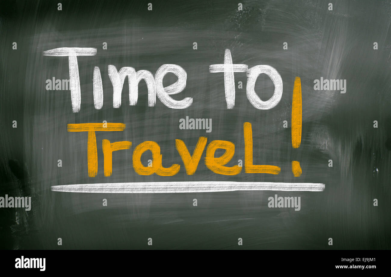 Time To Travel Concept Stock Photo - Alamy