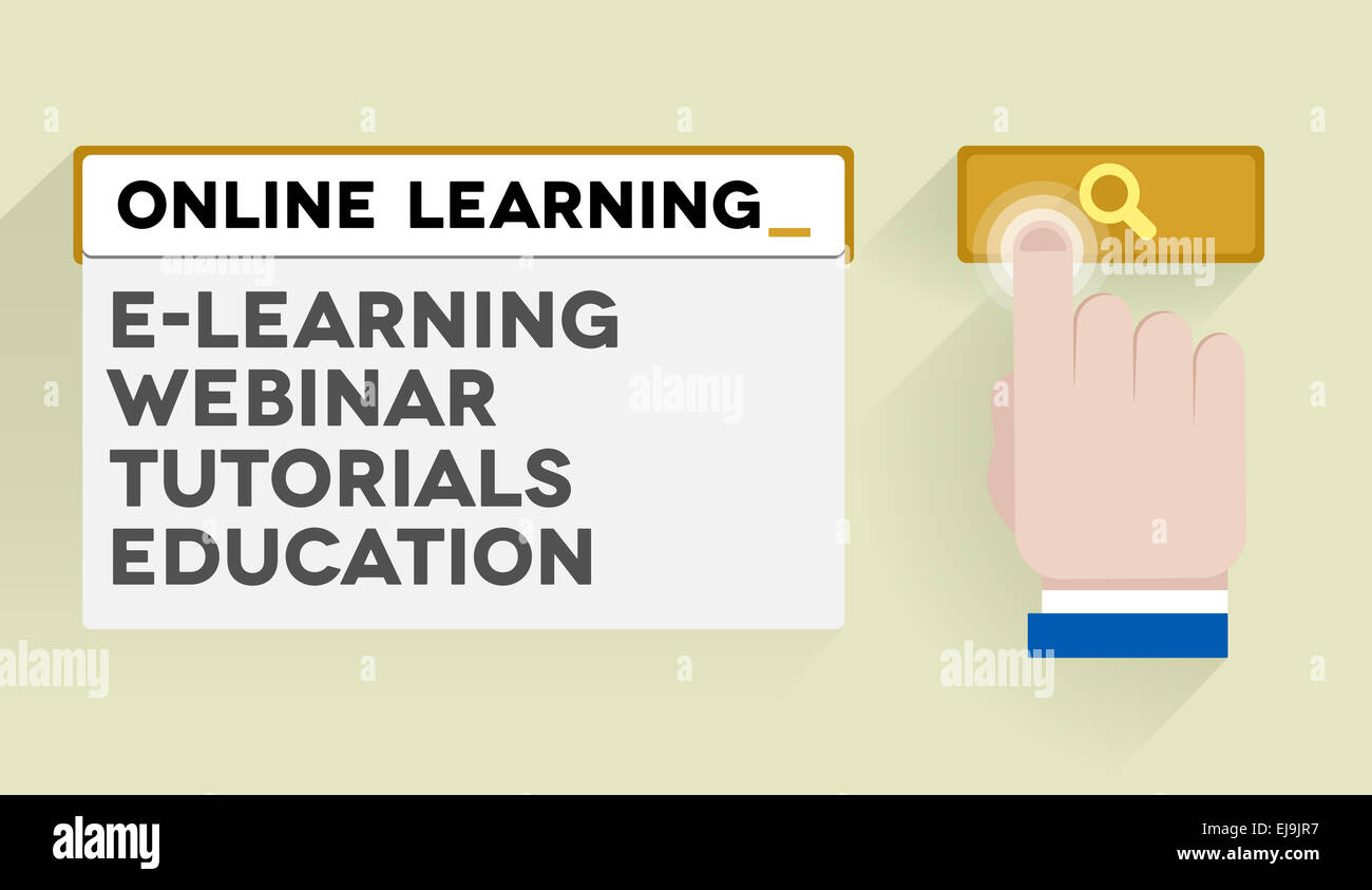 search online learning Stock Photo - Alamy