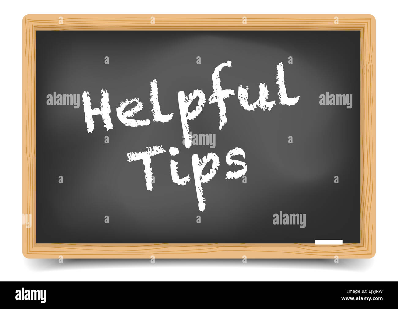 Blackboard Helpful Tips Stock Photo - Alamy
