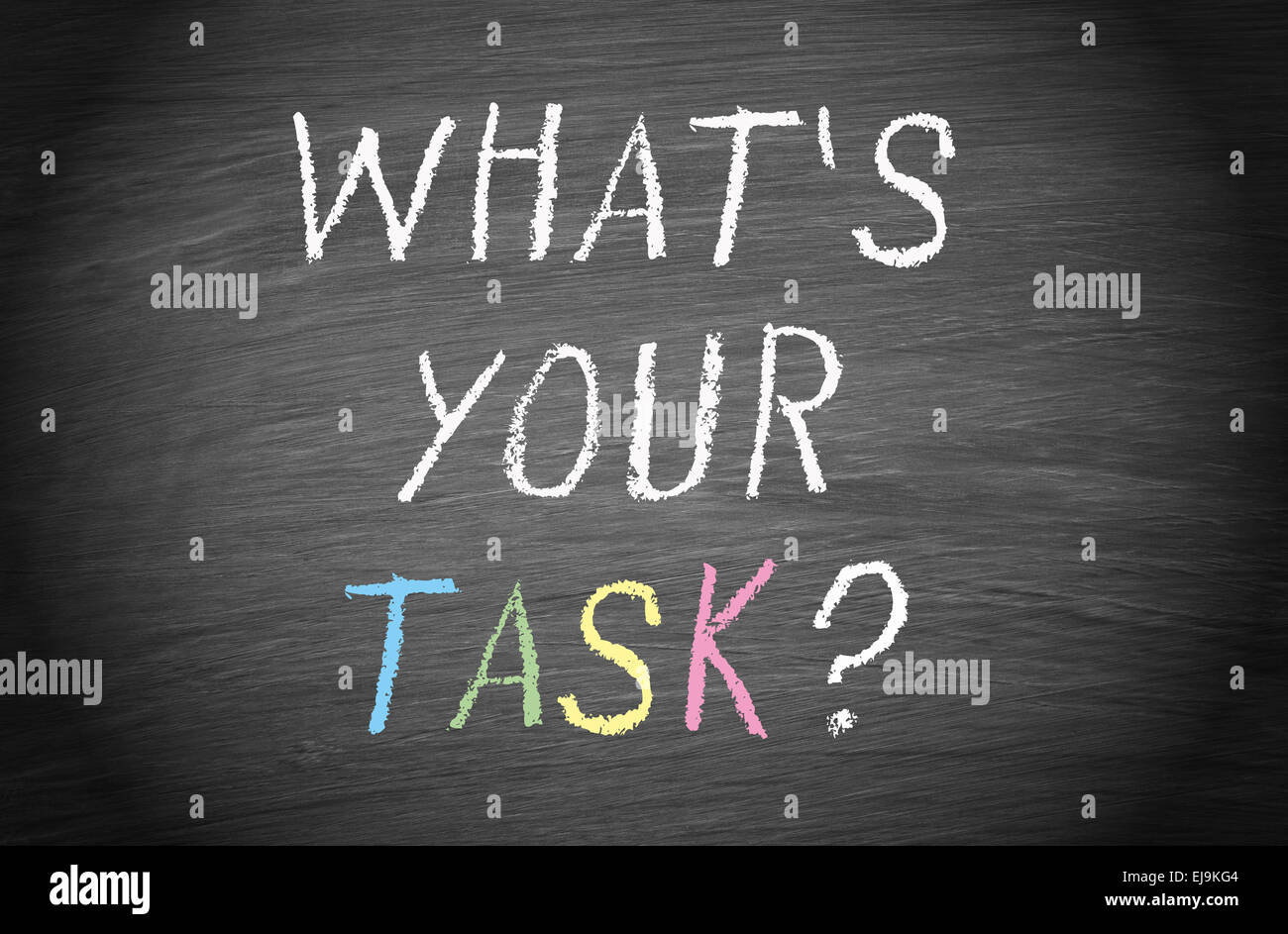 What is your task Stock Photo - Alamy