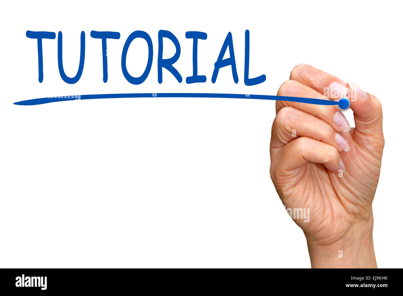 Handwriting tutorials hi-res stock photography and images - Alamy