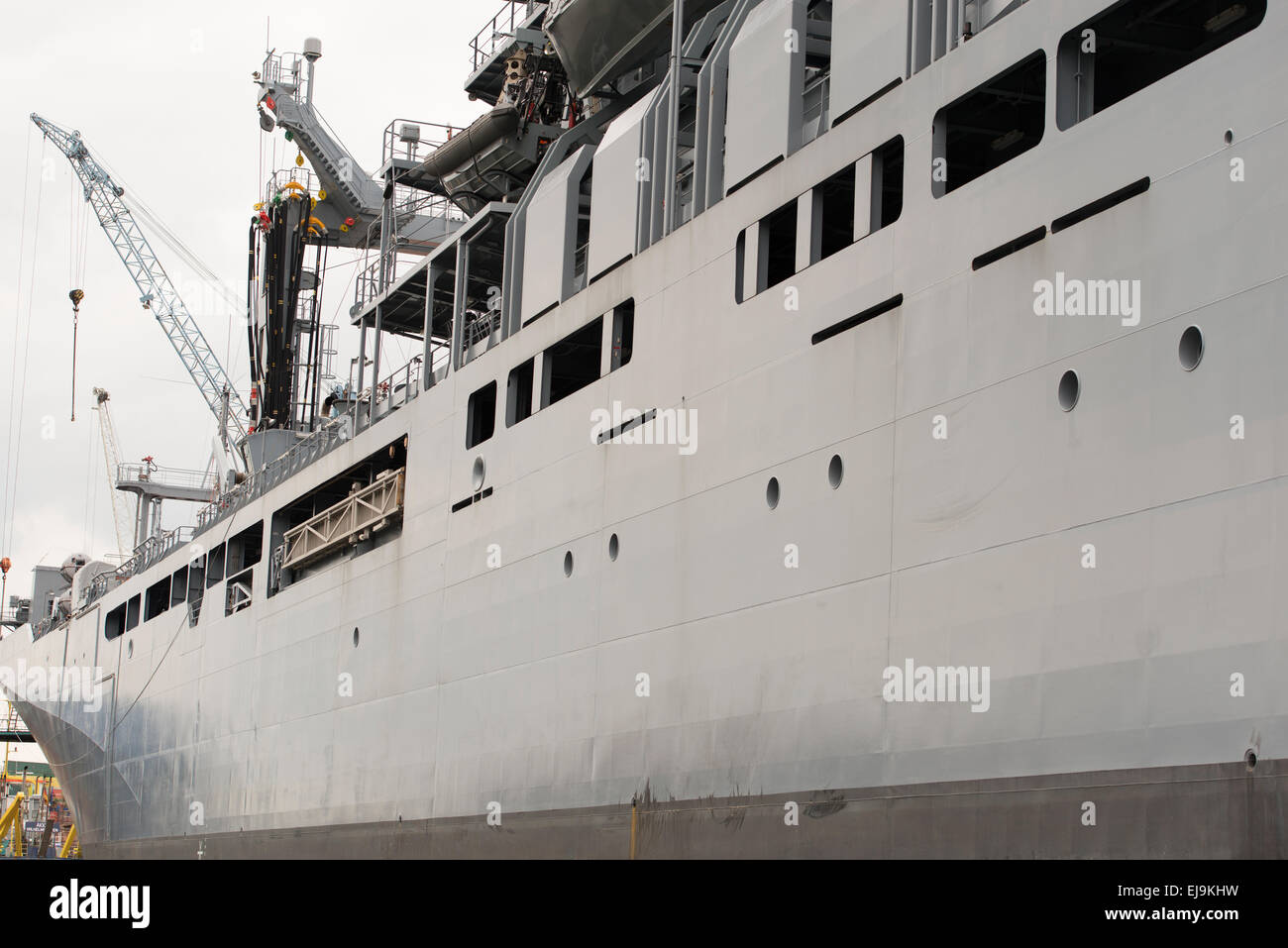 German combat support ship hi-res stock photography and images - Alamy