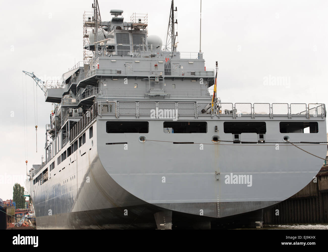 German combat support ship hi-res stock photography and images - Alamy