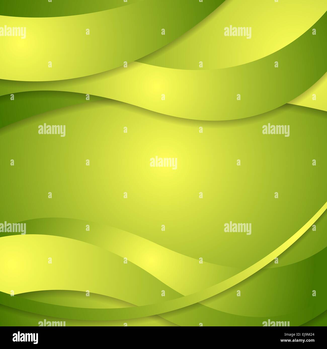 Abstract corporate green waves background Stock Photo - Alamy
