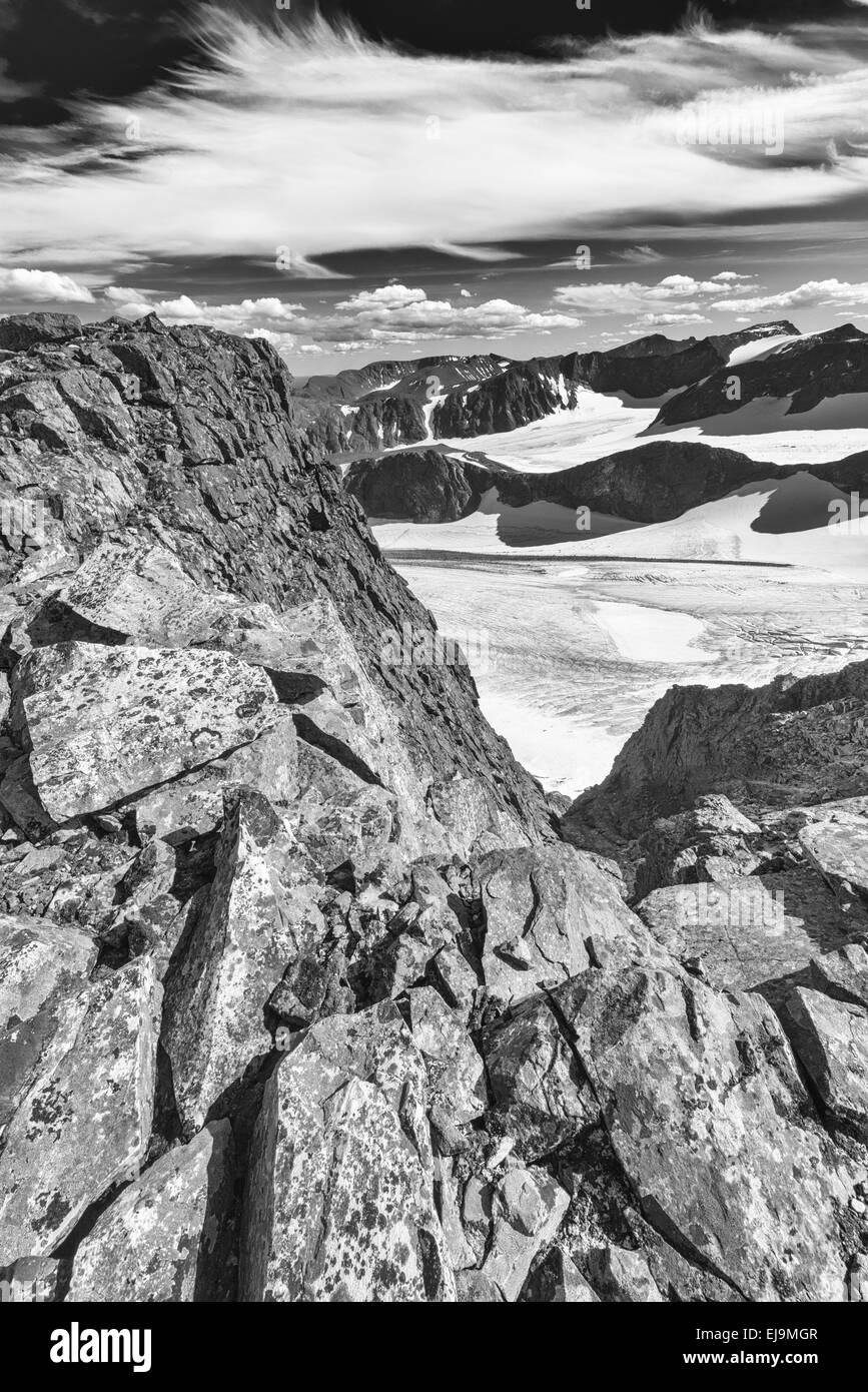 Sweden snow field Black and White Stock Photos & Images - Alamy