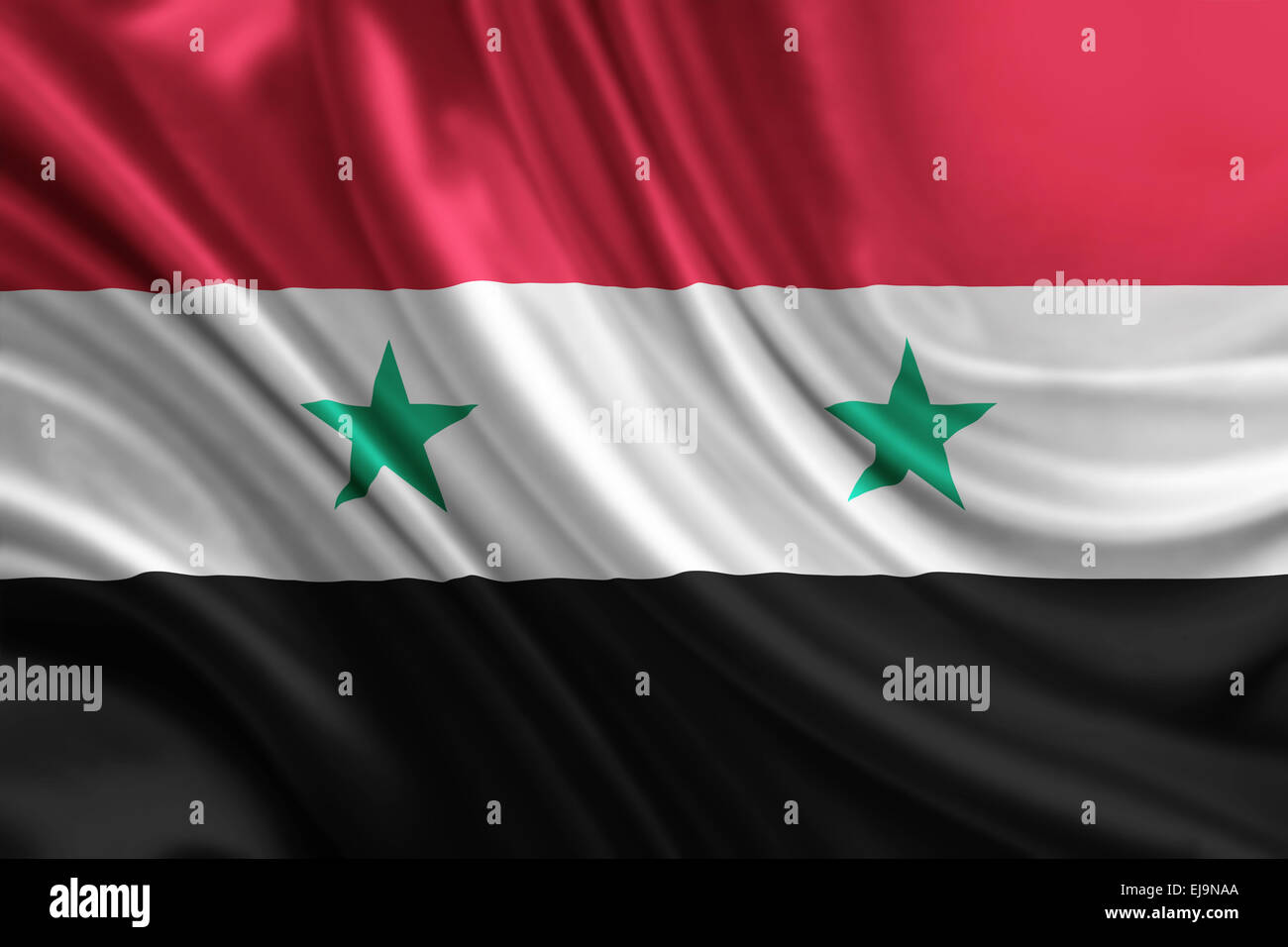Syria silk flag hi-res stock photography and images - Alamy
