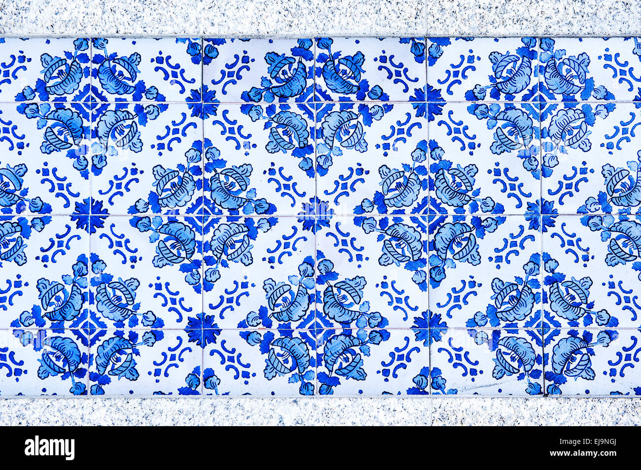 Vintage azulejos, traditional Portuguese tiles Stock Photo - Alamy