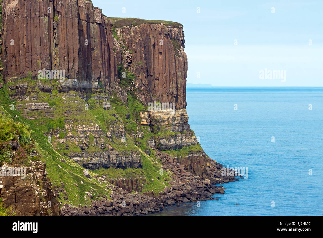 Kilt rock on the Isle of Skye Stock Photo - Alamy