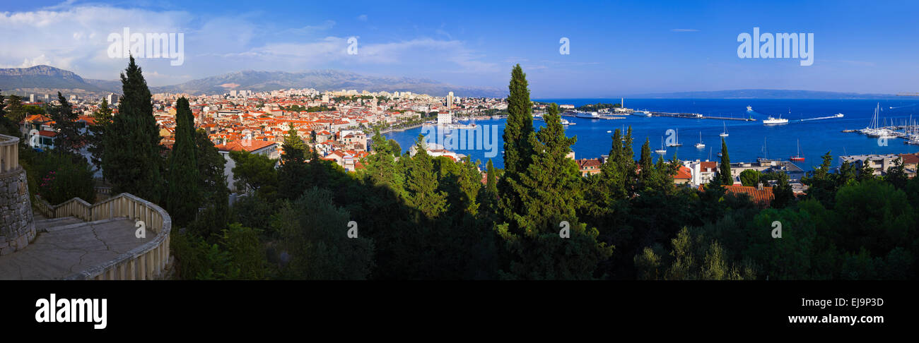 Panorama of Split, Croatia Stock Photo - Alamy