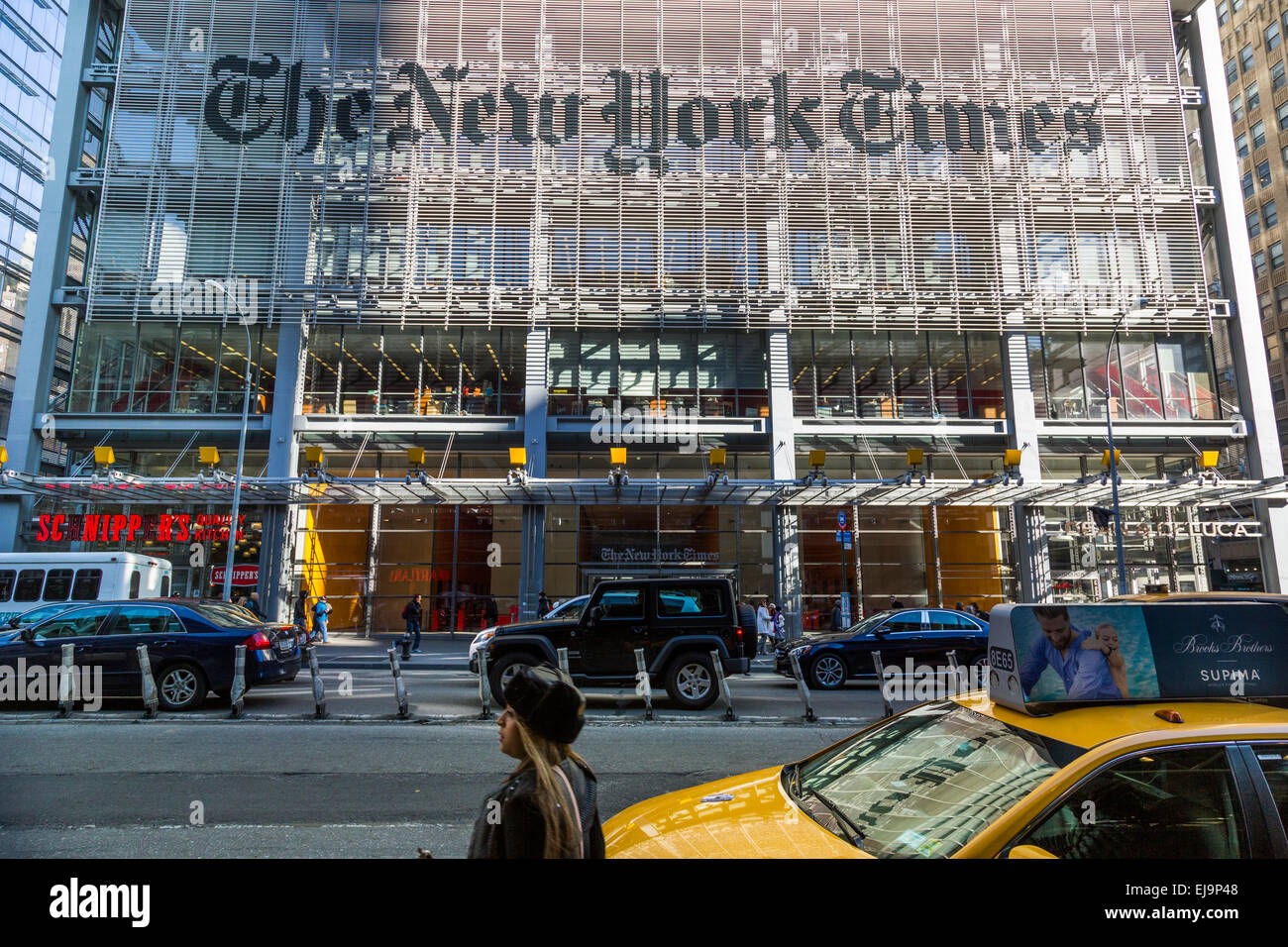 New York Times building, Manhattan Stock Photo - Alamy